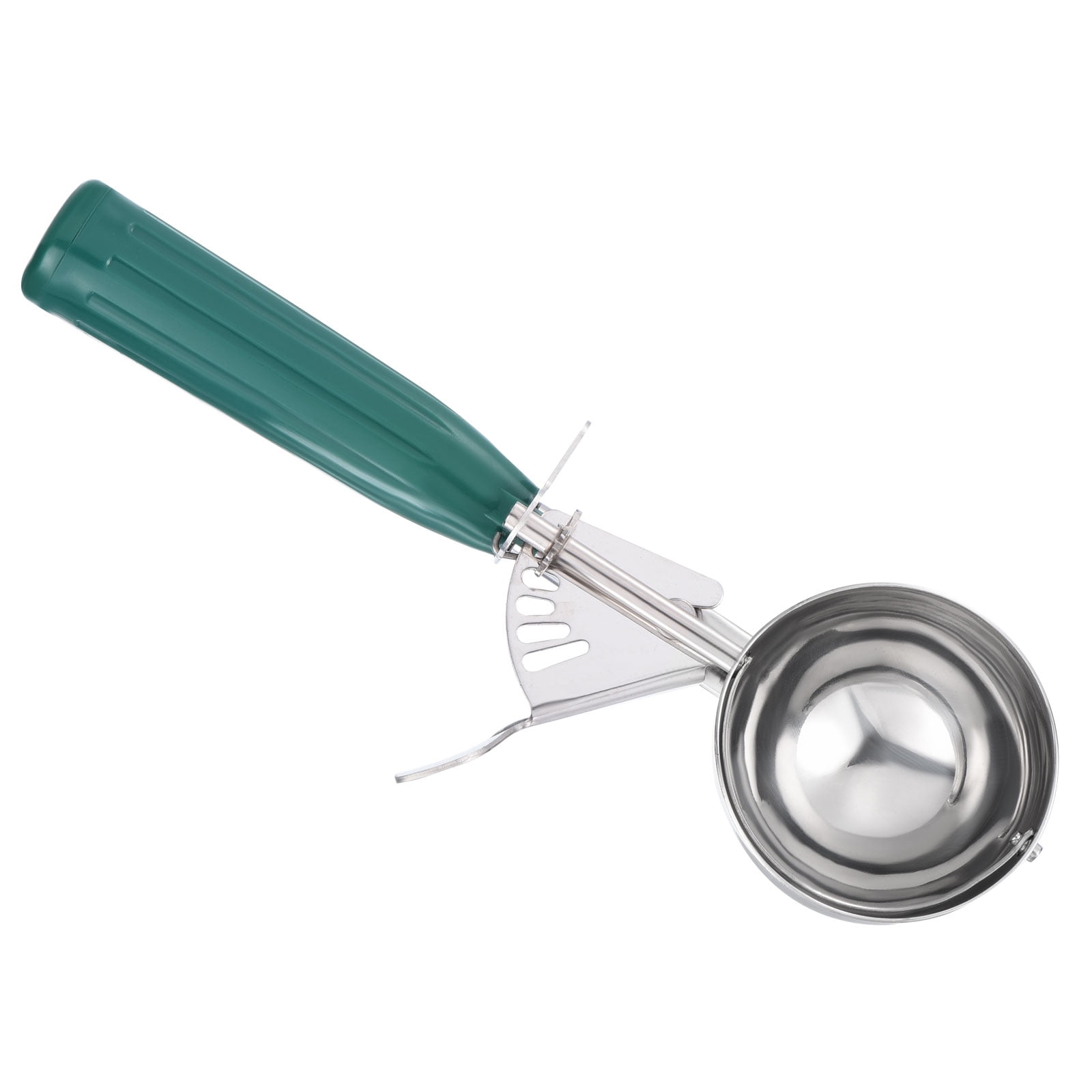 Uxcell 2.6 Ounce Ice Cream Scoop with Trigger, Stainless Steel Portion ...