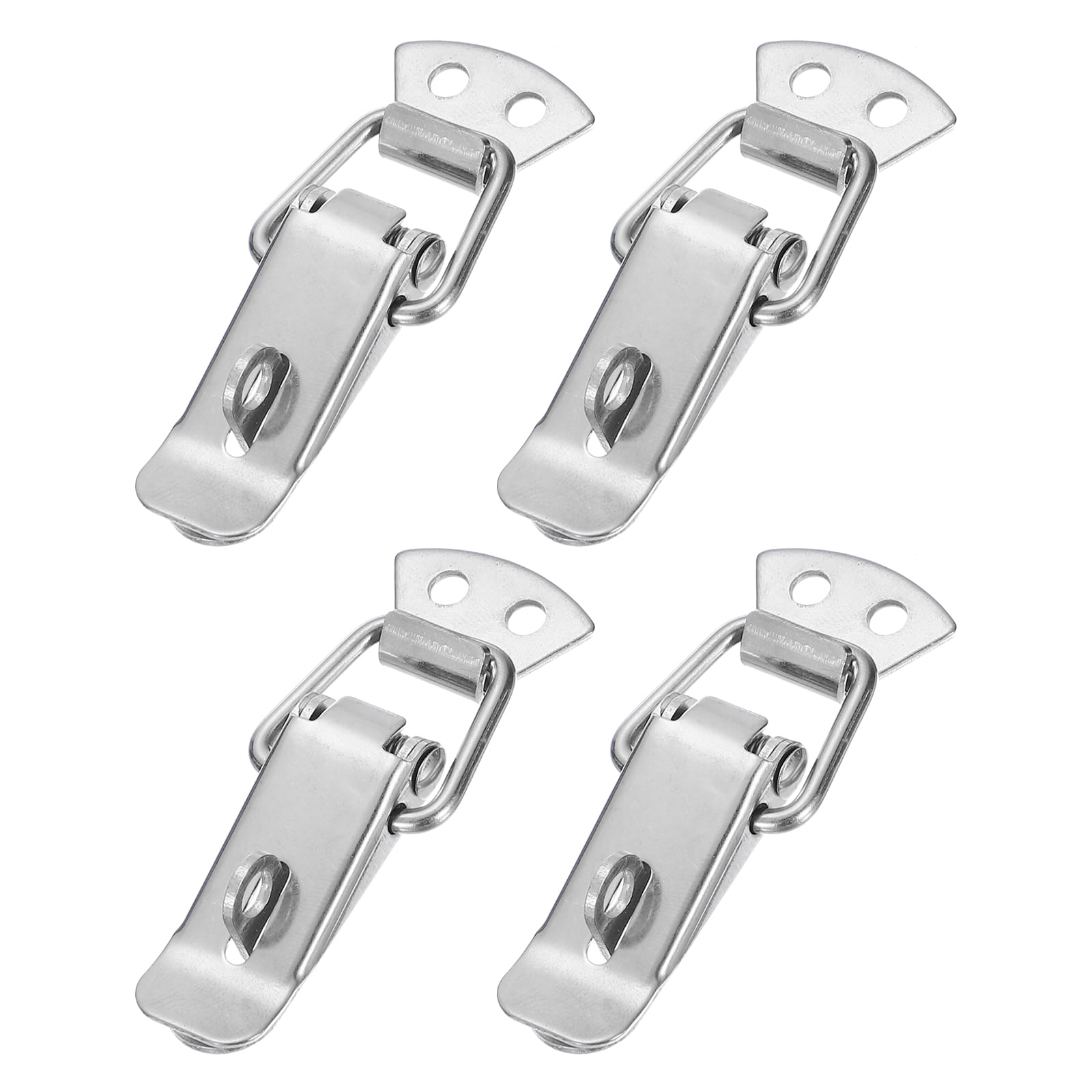 Uxcell 2.7 Inch Stainless Steel Spring Loaded Toggle Latch Catch Hasp ...