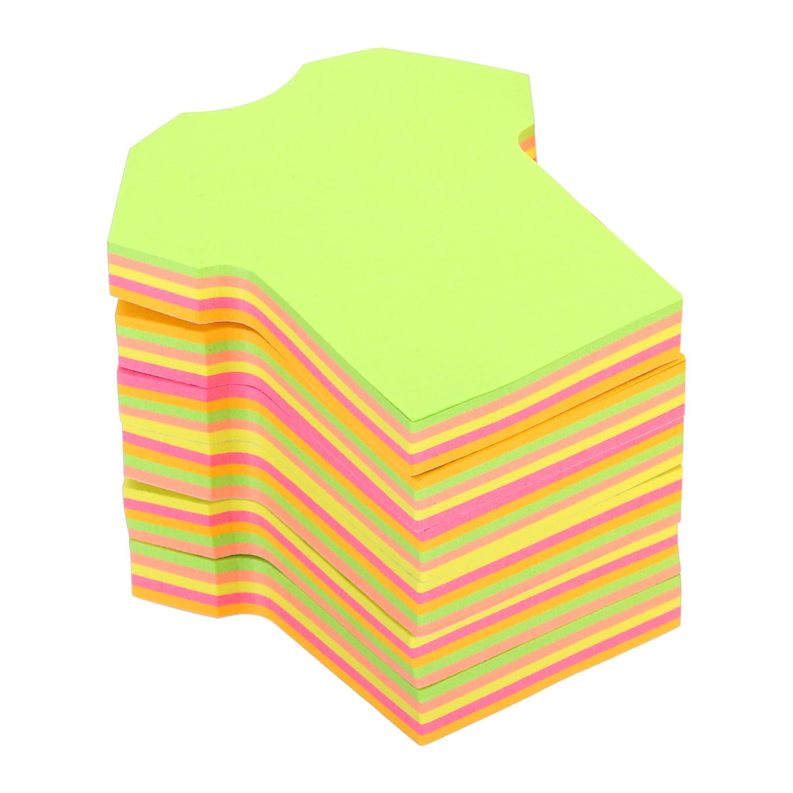 Uxcell 2.7" x 2.7" Clothes Shape Sticky Notes, Cute Self-Stick Memo ...