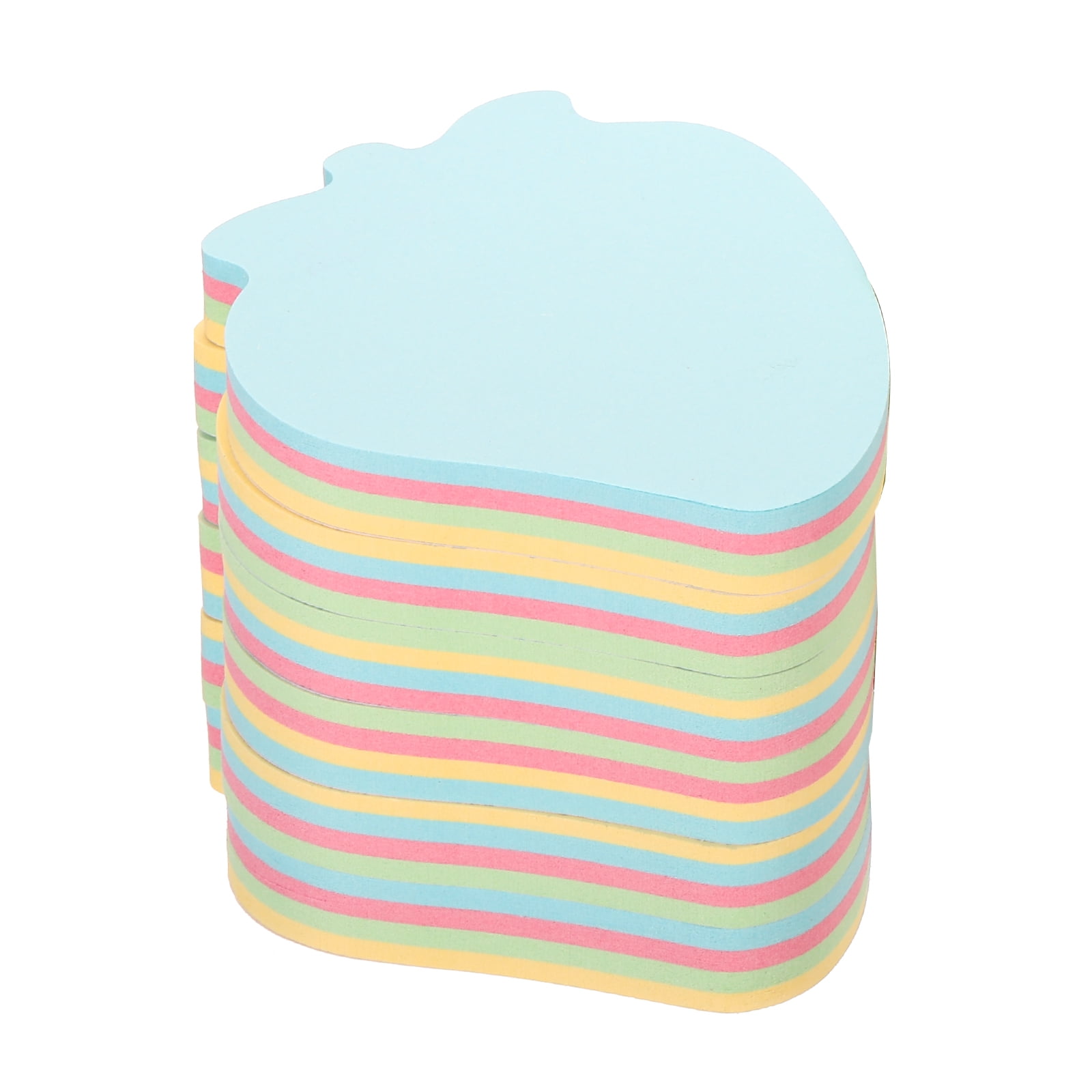 Uxcell 2.7" x 2.7" Strawberry Shape Sticky Notes, Cute Self-Stick Memo ...