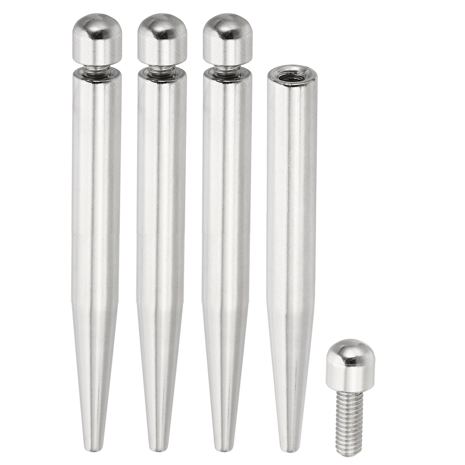 Uxcell 2/7 x 2 inch Sign Standoff Screws, 4 Set Stainless Steel Wall ...