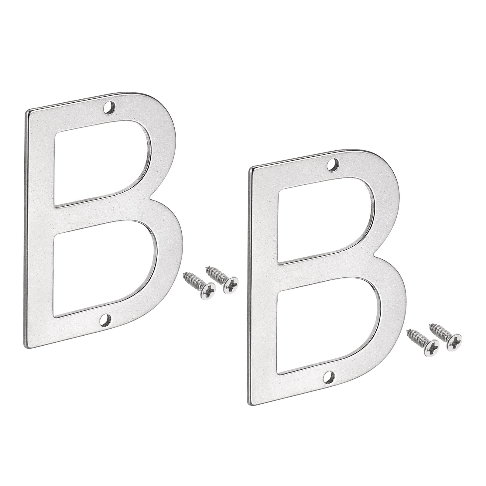 Uxcell 2.76 Inch Stainless Steel House Letter B for Mailbox Hotel ...