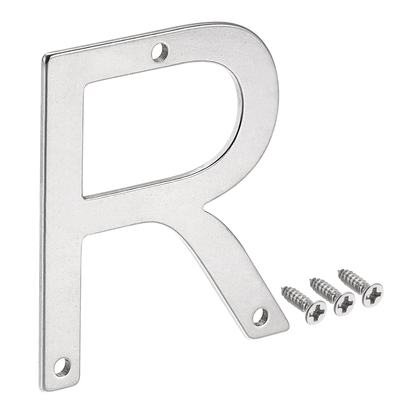 Uxcell 2.76 Inch Stainless Steel House Letter R for Mailbox Hotel ...