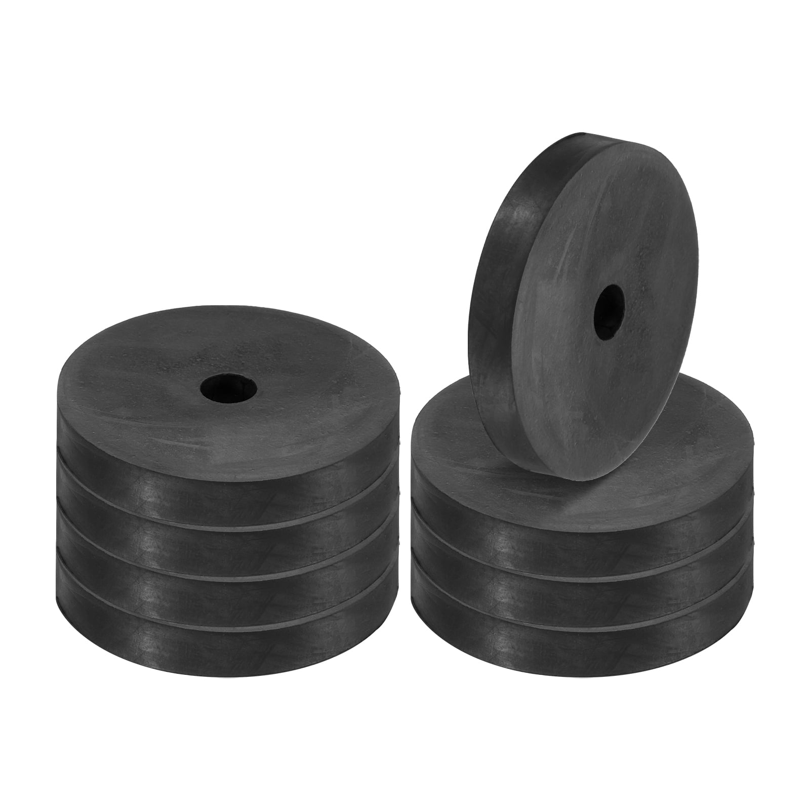 Uxcell 2.8"OD 0.47"ID 0.4"Thickness Neoprene Round Anti-vibration ...