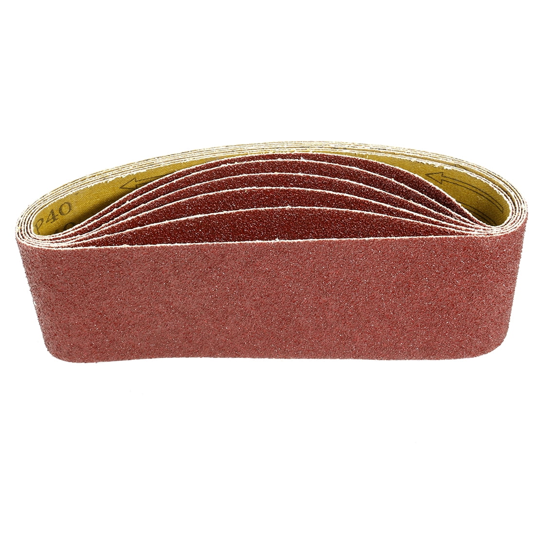 Uxcell 2.95" x 20.98" 40 Grit Lapped Joint Aluminum Oxide Sanding Belts ...