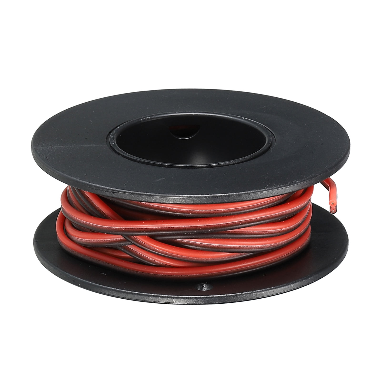 Uxcell 2 Conductor Parallel Silicone Wire 28AWG 28 Gauge Red Black ...