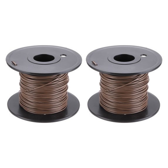 Uxcell 2 Count Wire Polyvinyl Chloride Hookup Wire, Copper Wire with ...