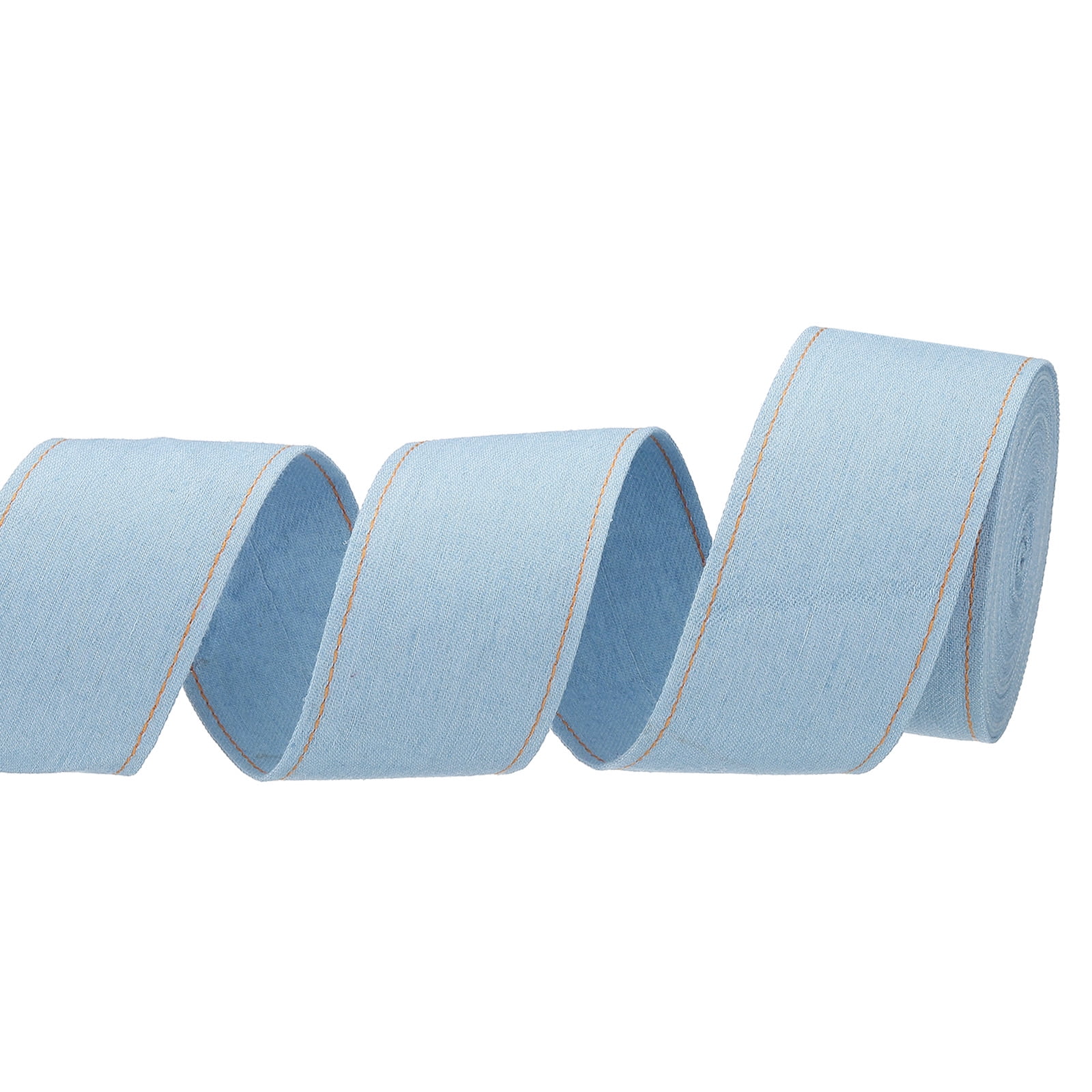Uxcell 2" Denim Ribbon, 1 Roll 5.5 Yard Craft Strip, Light Blue ...