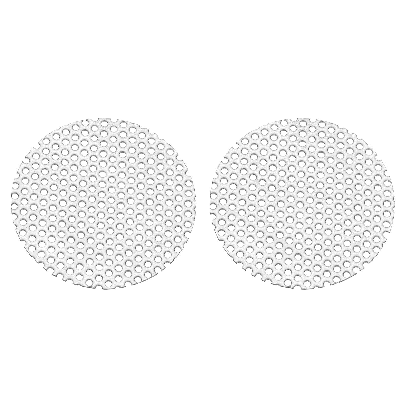 Uxcell 2" Diameter 304 Stainless Steel Perforated Sheet, 2 Pcs 0.06 ...