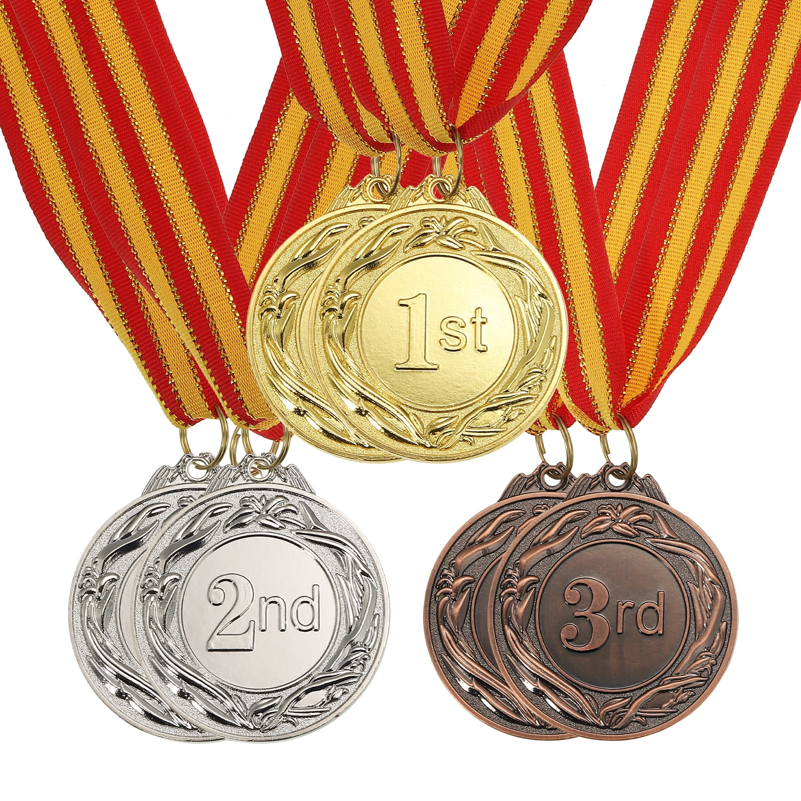 Olympic Medals 30 Pieces Set - Gold Silver Bronze Award Medals With ...
