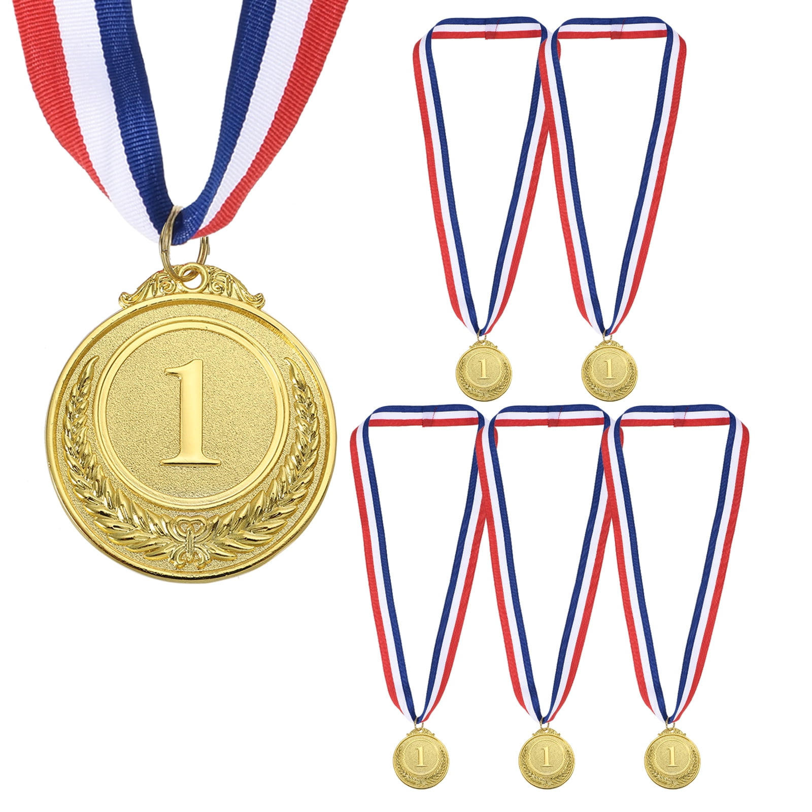 Uxcell 2 Inch Award Medals, 6 Pack Gold Medal Winner Award Prizes ...