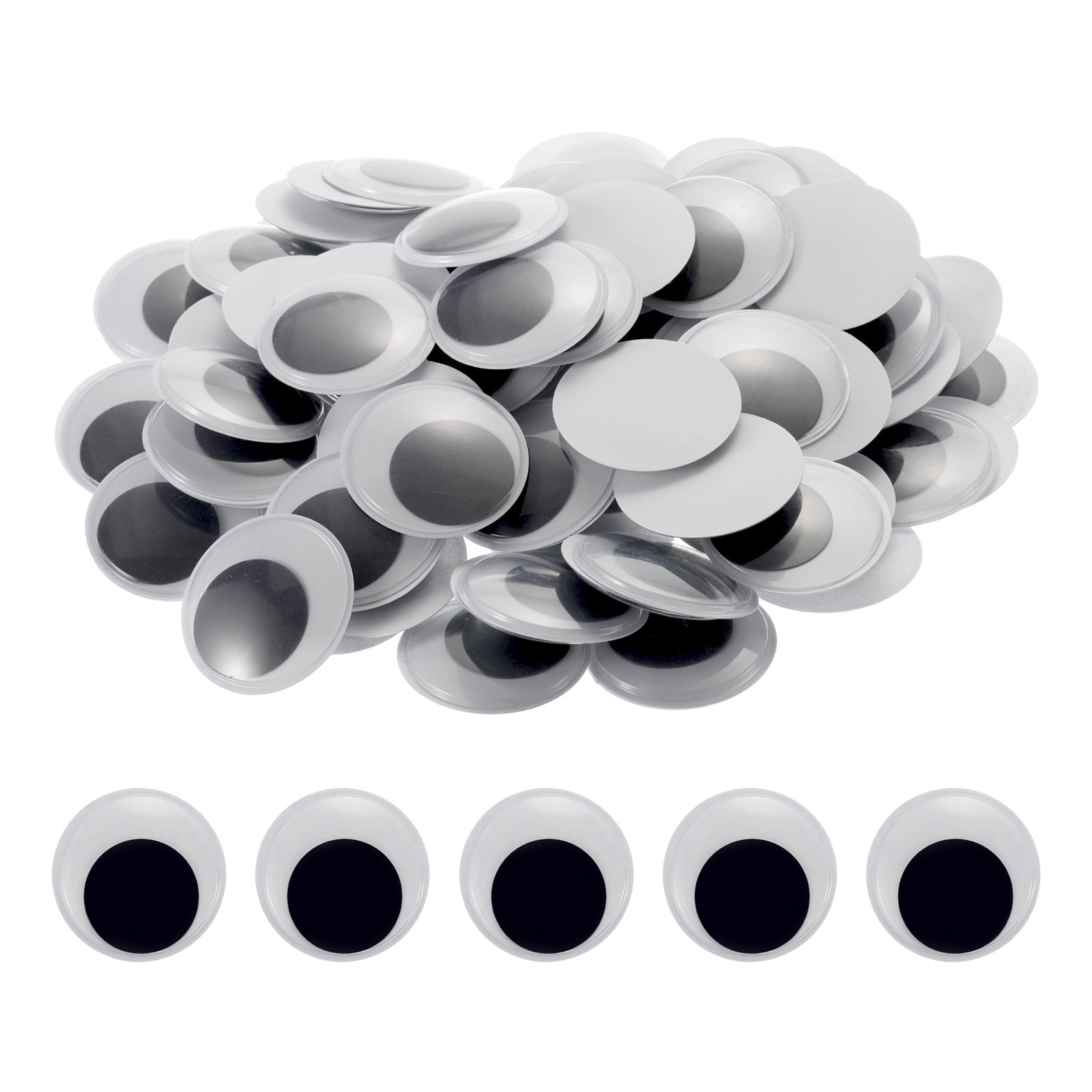 Uxcell 2 Inch Googly Eyes, 100 Pcs - Walmart.com