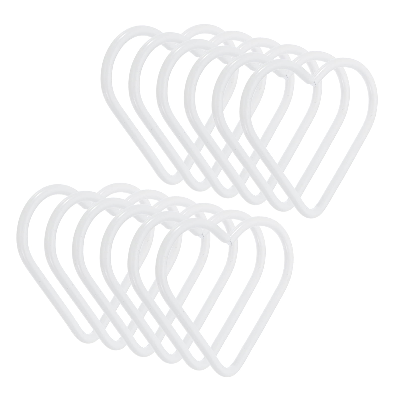 Uxcell 2 Inch Heart Dream Catcher Rings, 12 Pcs Metal Christmas Macrame ...