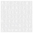 Uxcell 2 Inch Letter Stencils Number Stencils, 63 Pack Reusable ...