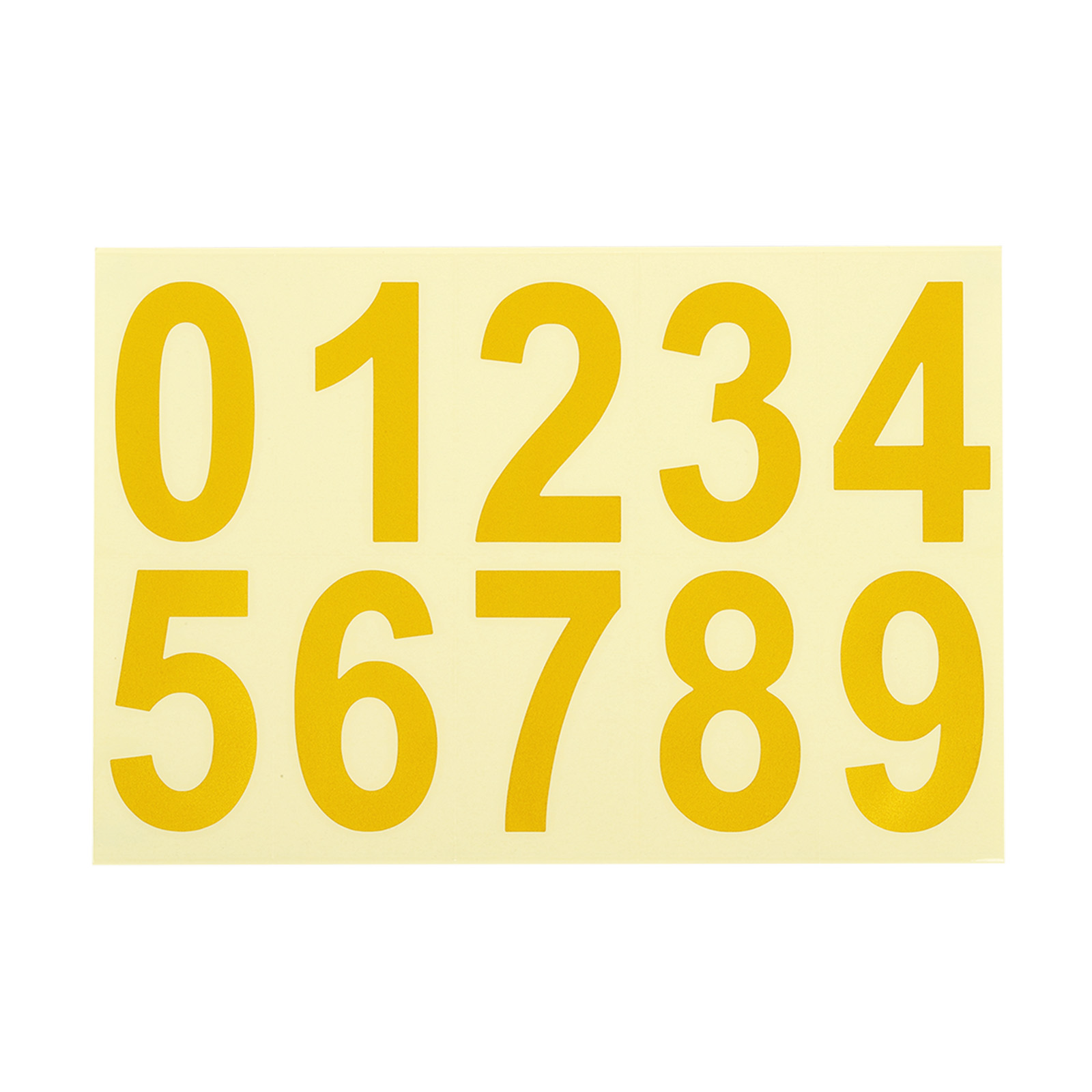 Uxcell 2 Inch Reflective Mailbox Number Sticker Decal Die Cut Classic ...
