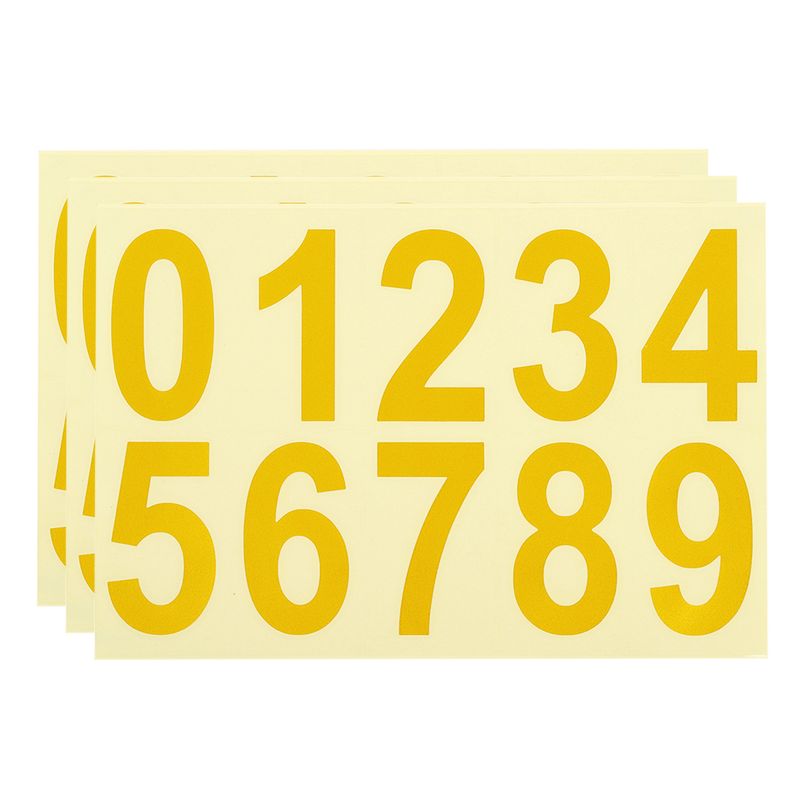 Uxcell 2 Inch Reflective Mailbox Number Sticker Decal Die Cut Classic ...