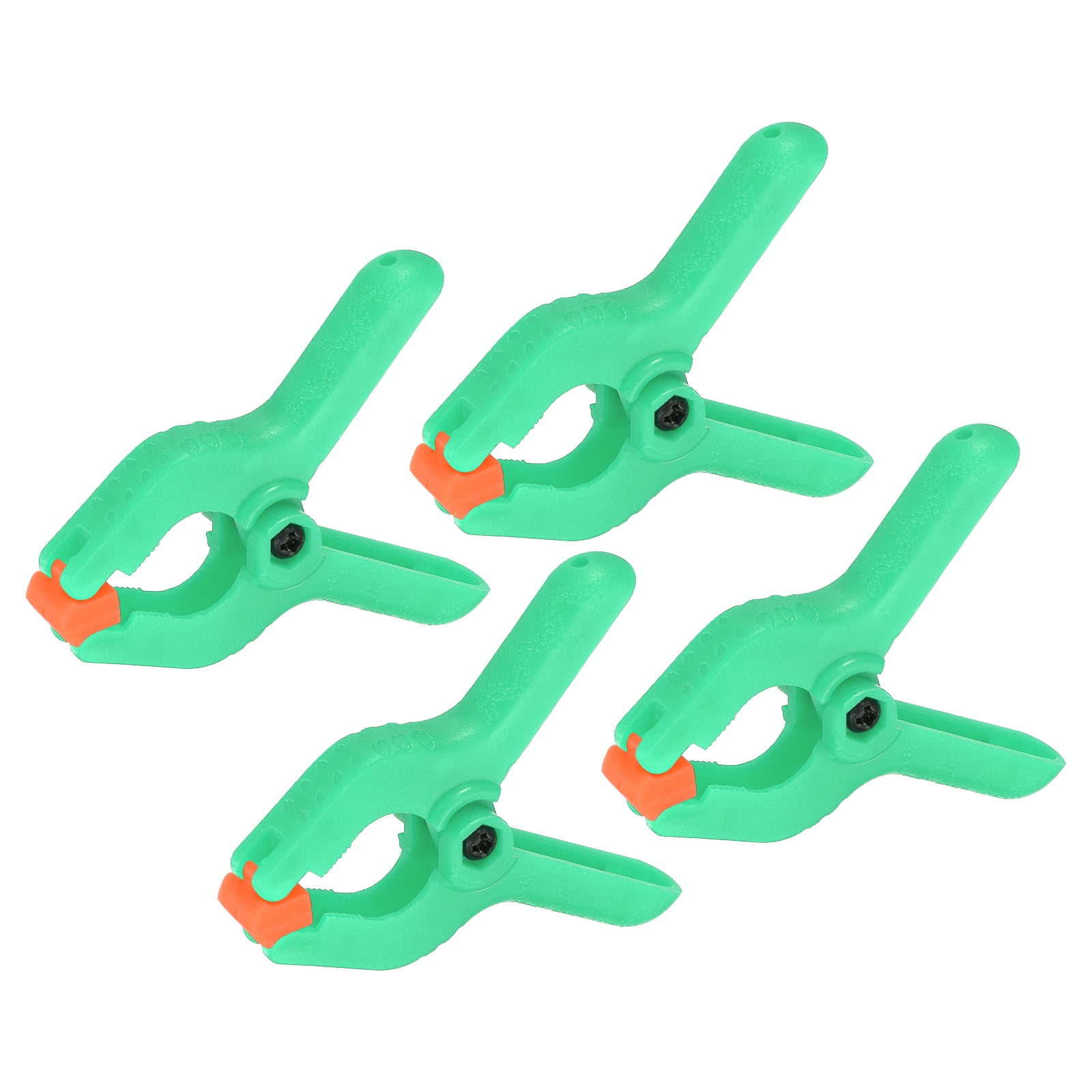 Uxcell 2 Inch Spring Clamps, 4 Pack Plastic Flexible Anti Slip Strong ...