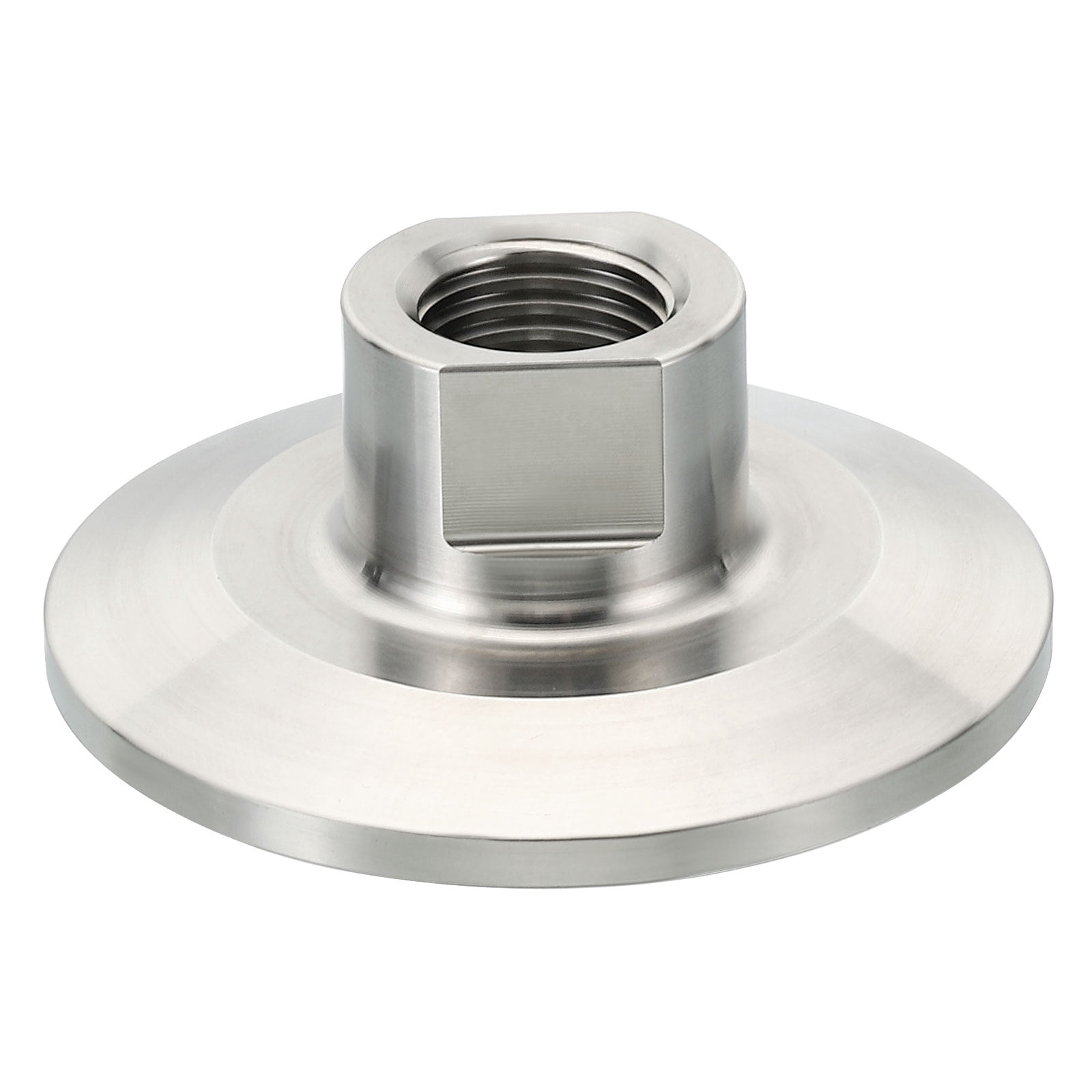 Uxcell 2 Inch TC Tri Clamps Adaptor, Tri-Clover Fittings to NPT 1/4 ...