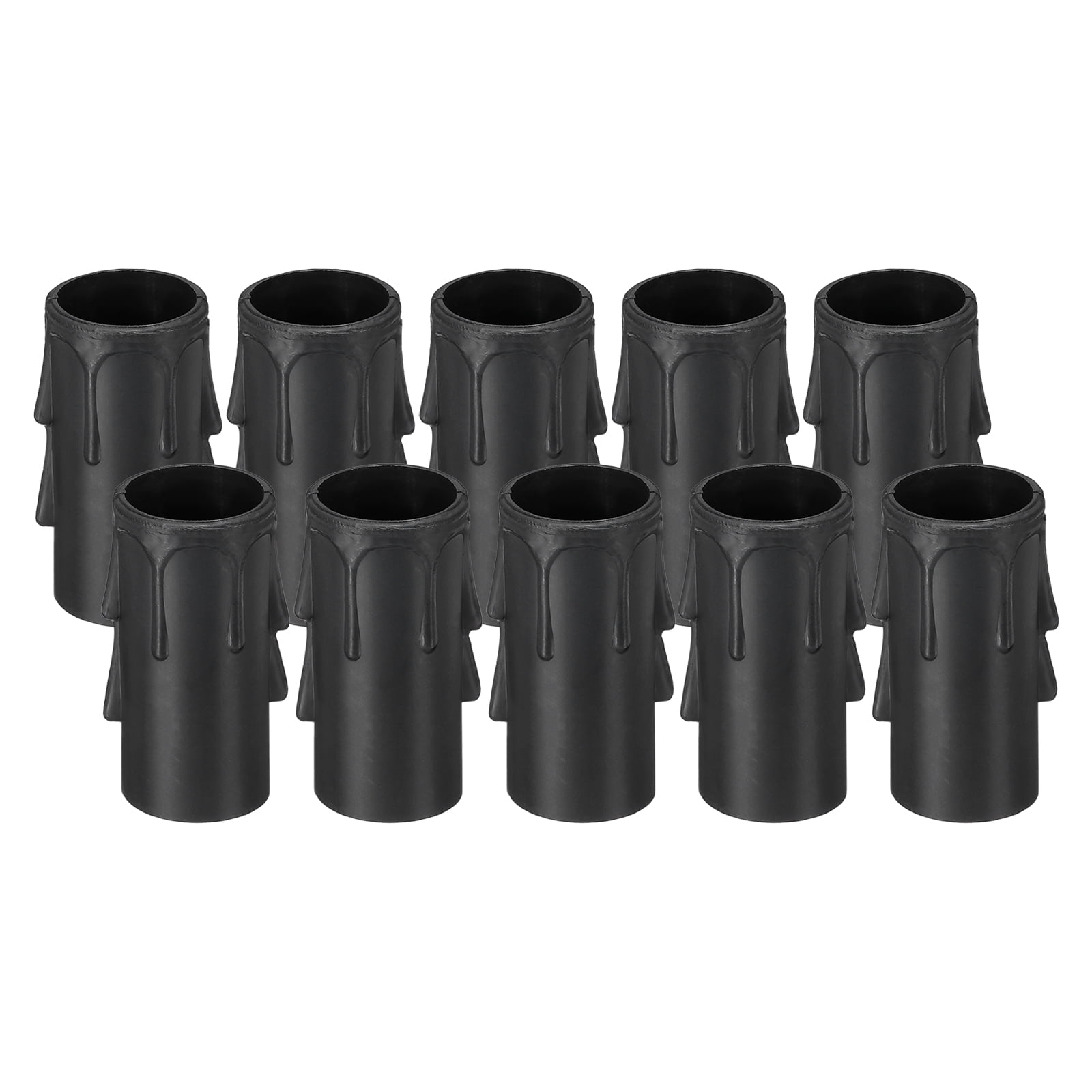 Uxcell 2 Inch Tall Candle Covers Sleeves 10Pcs Plastic E12 Chandelier ...