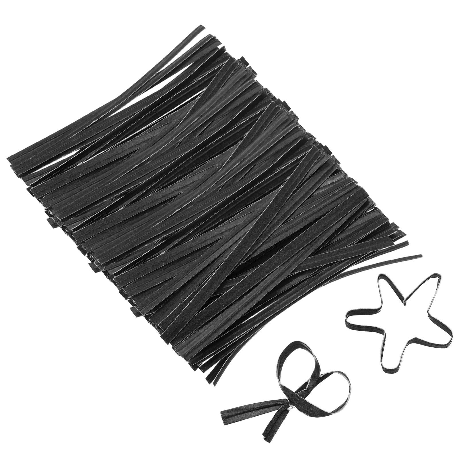 Uxcell 2" Kraft Paper Twist Ties, Metallic Reusable Ties for Bakery and ...