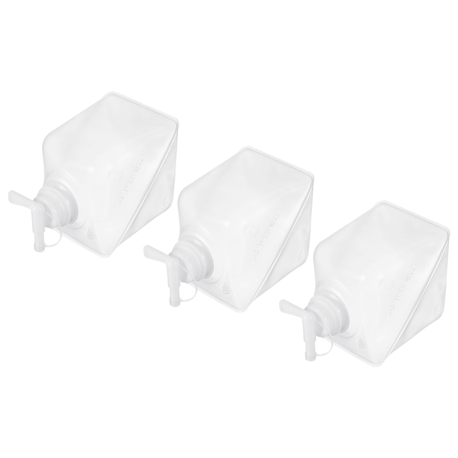Uxcell 2 L Collapsible Water Container Cube Jug with Spigot and Sealing ...