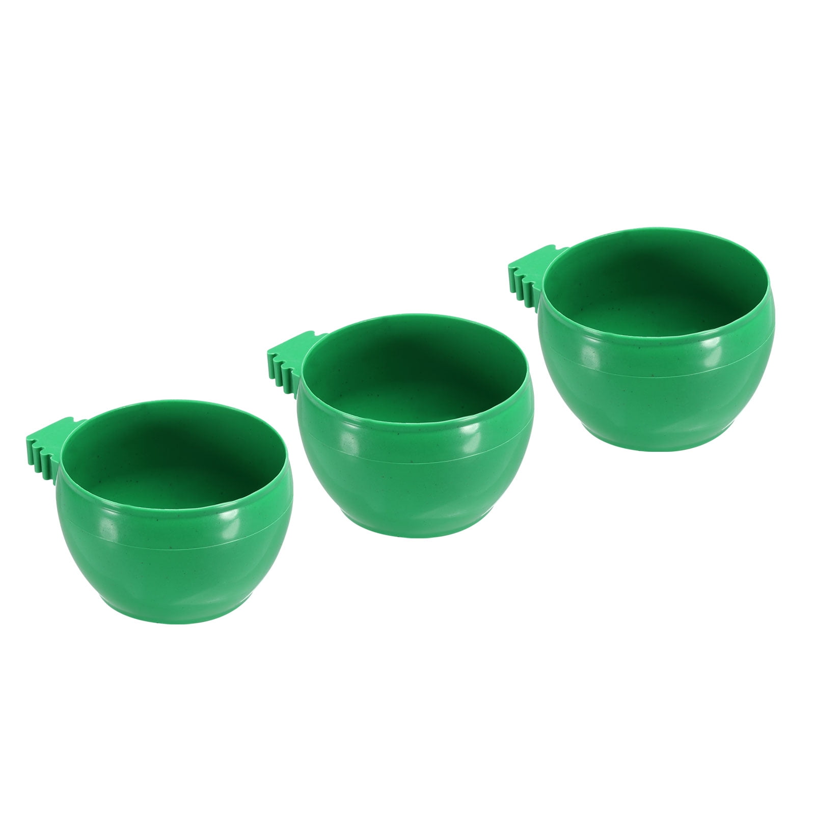 Uxcell 2" Large Bird Feeder Cage Cups Pigeon Water Bowl Round Feeding ...