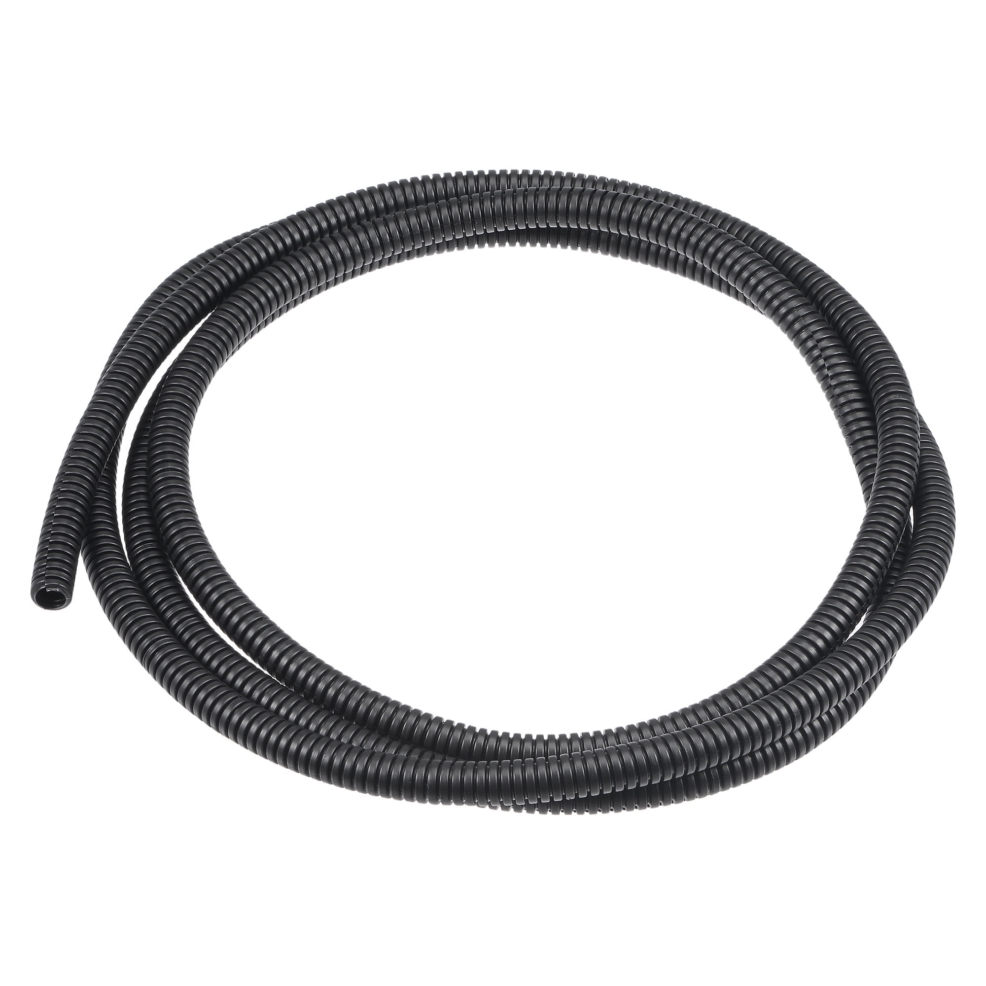 Uxcell 2 M 7 x 10 mm PP Split Corrugated Conduit Tube for Garden,Office ...