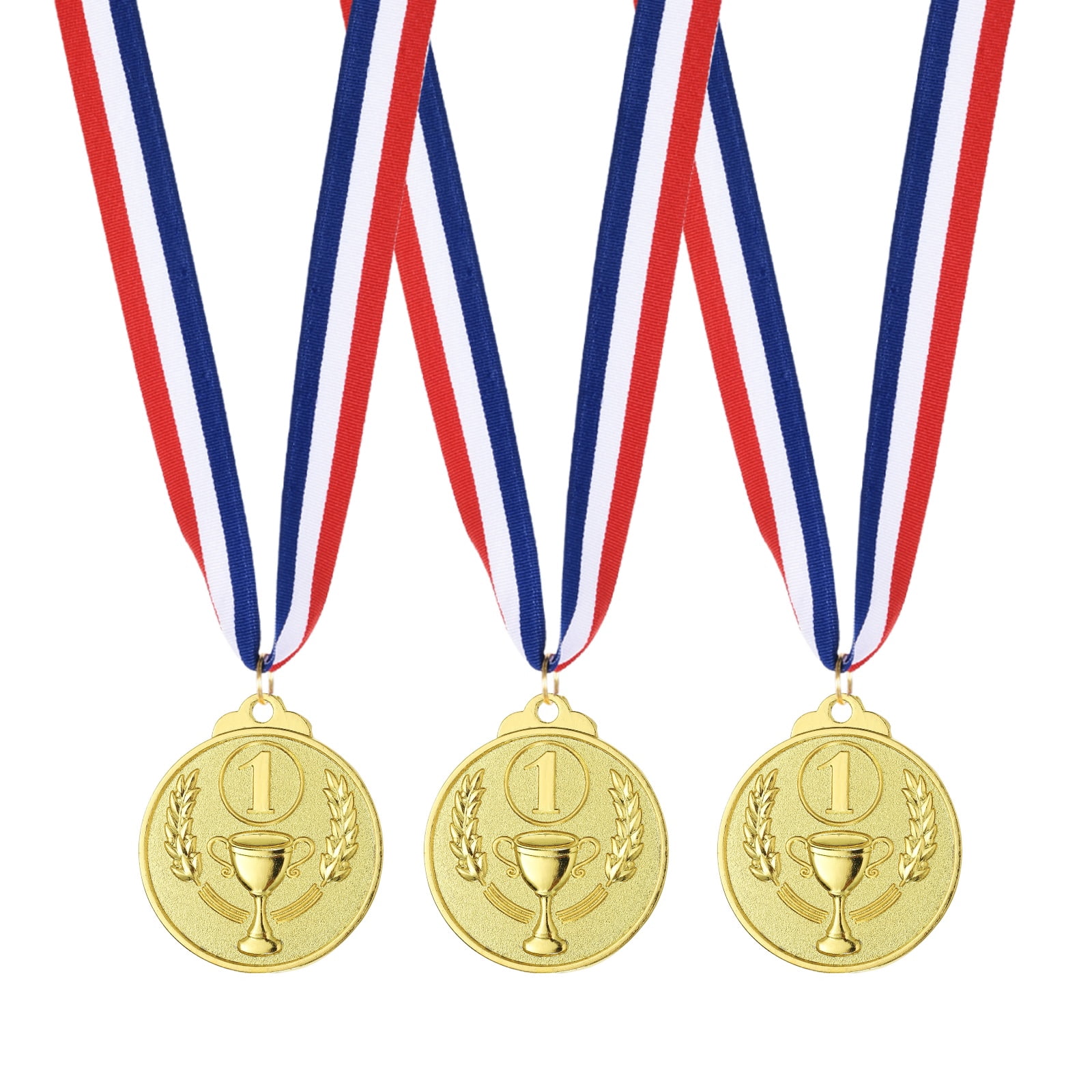Uxcell 2" Metal Award Medals, 3 Pcs 1st Winner Medals with Neck Ribbon ...