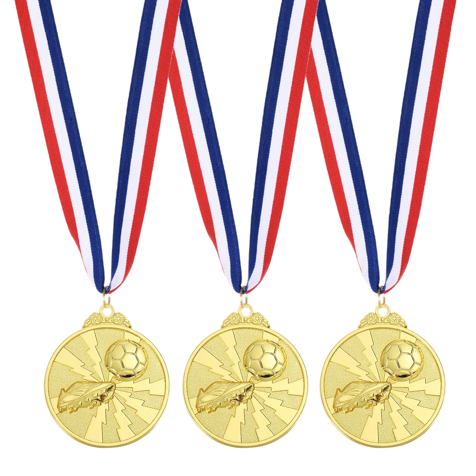 Uxcell 2" Metal Award Medals, 3 Pcs Winner Medals with Neck Ribbon for ...