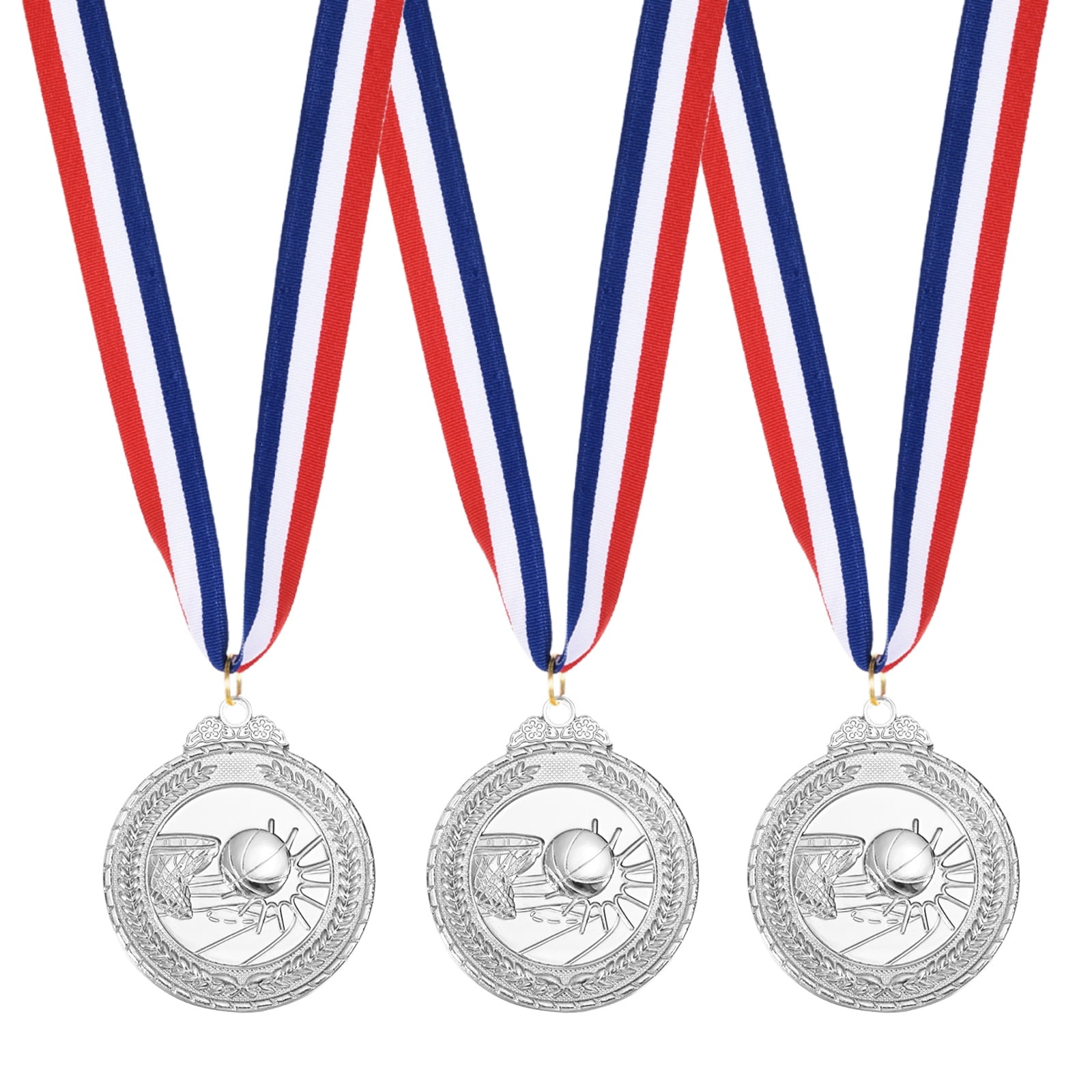 Uxcell 2" Metal Award Medals, 3 Pcs Winner Medals with Neck Ribbon for ...