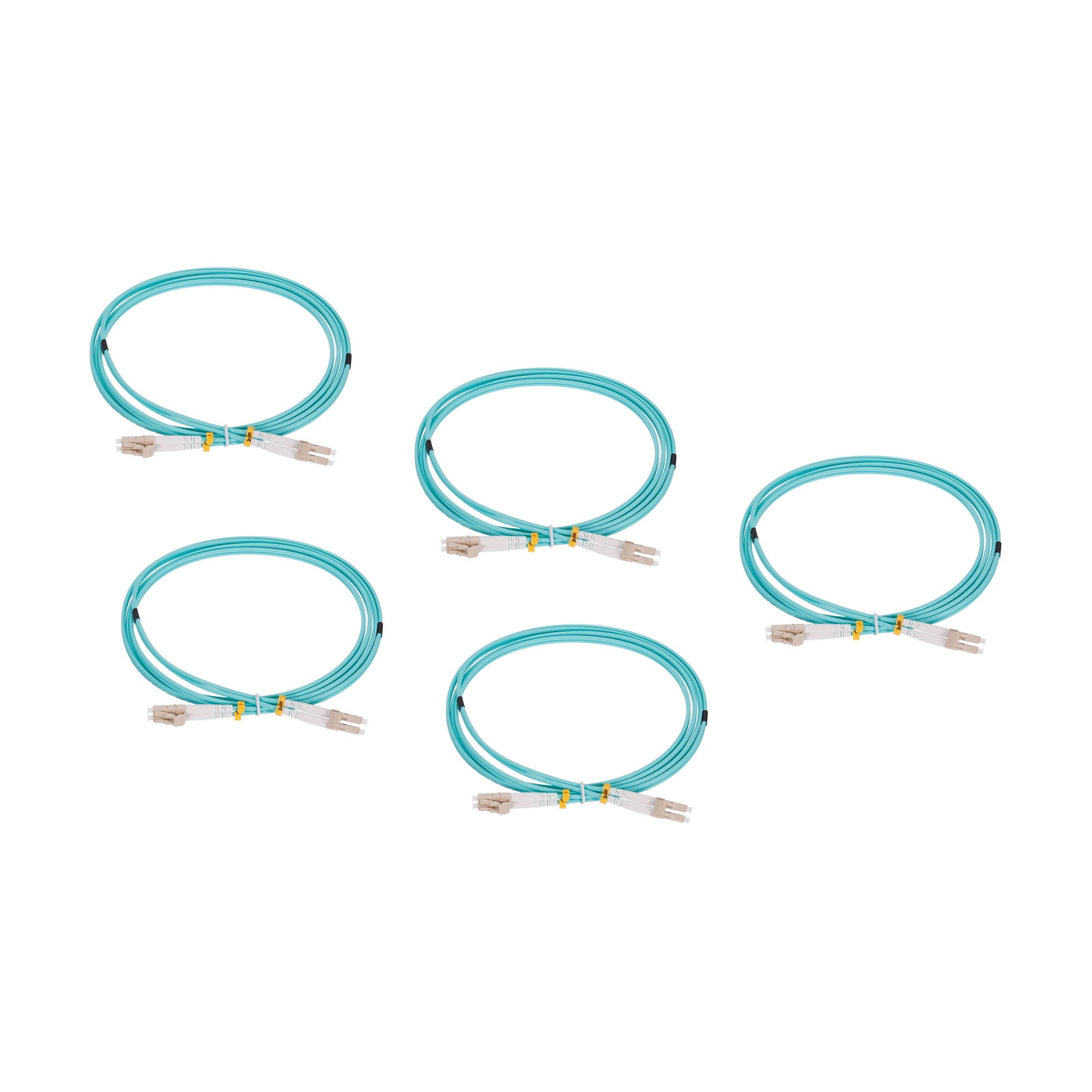 Uxcell 2 Meters 6.5Ft Fiber Patch Cable Multimode LC-LC OM3 LSZH Fiber ...