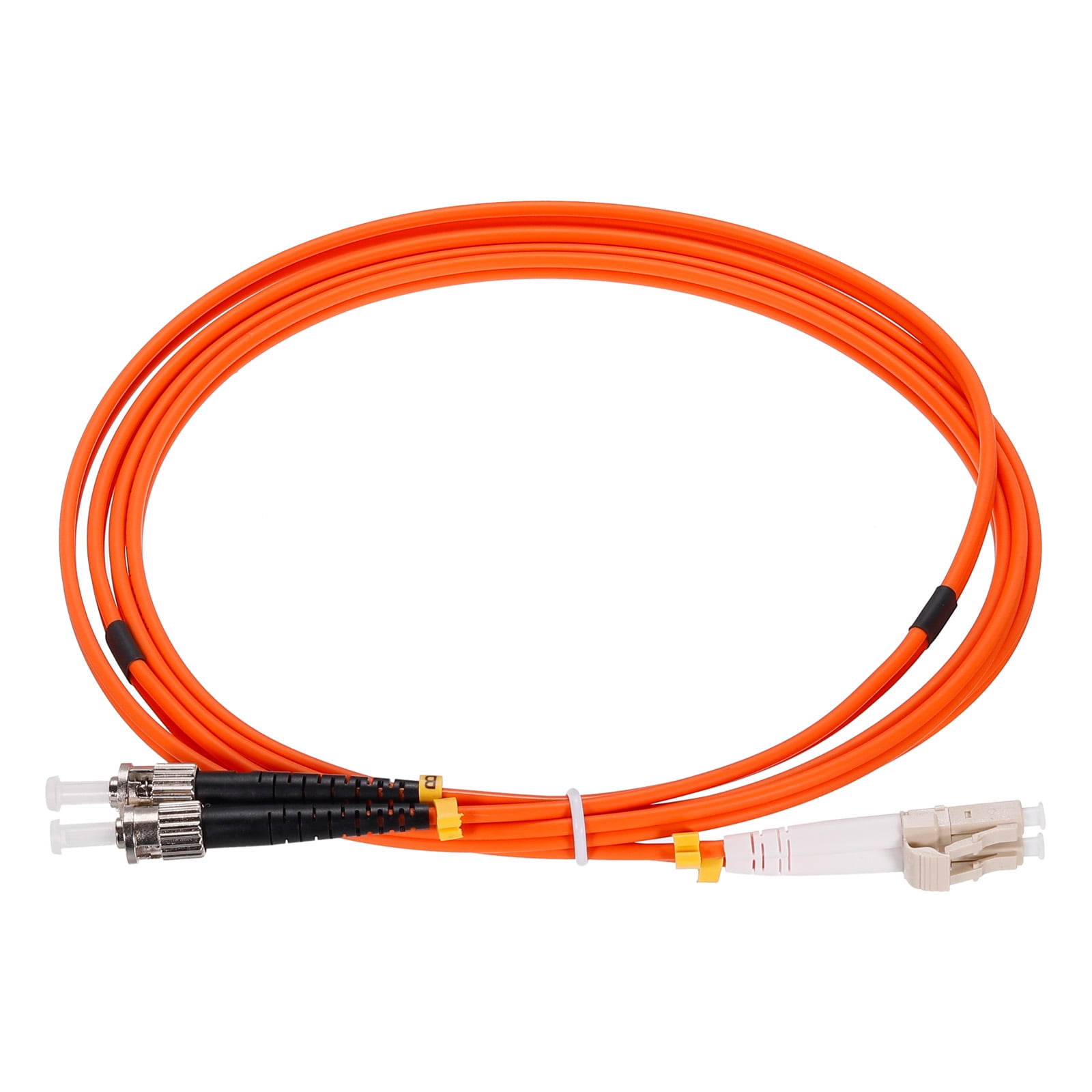 Uxcell 2 Meters 6.5Ft Fiber Patch Cable Multimode LC-ST OM1 LSZH Fiber ...