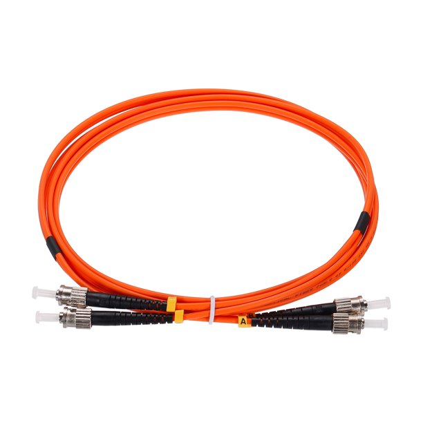 Uxcell 2 Meters 6.5Ft Fiber Patch Cable Multimode ST-ST OM1 LSZH Fiber ...