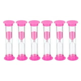 Uxcell 2 Minute Sand Timer, 6pack Small Sandy Clock, Count Down Sand ...