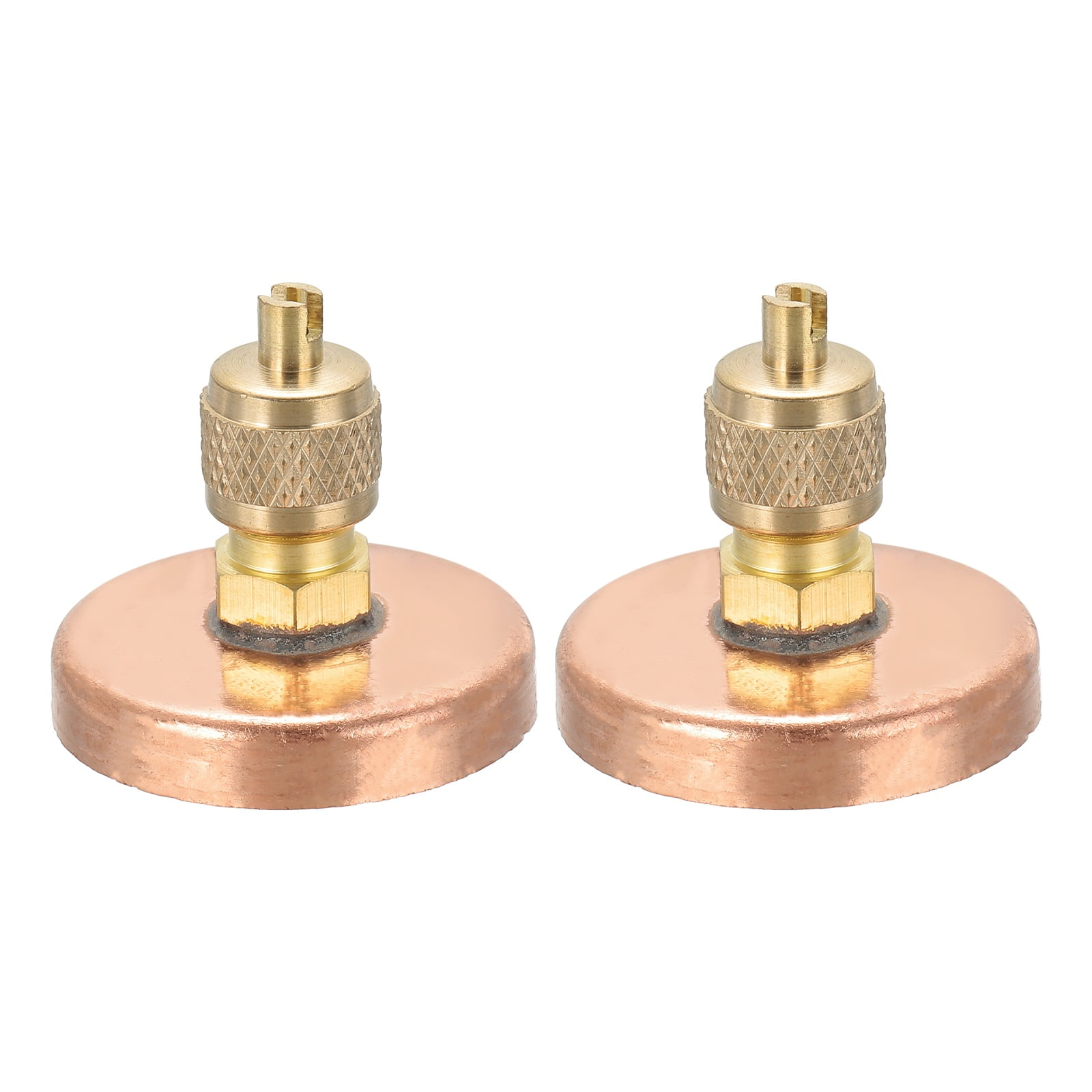 Uxcell 2 Pack 1/4" SAE Service Access Valve with 1 1/4" ID Copper Pipe ...