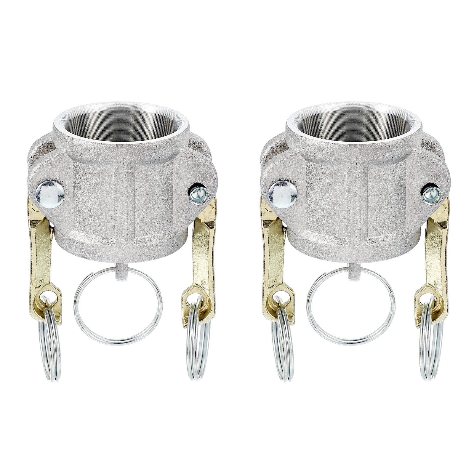 Uxcell 2 Pack 1" Aluminum Cam Lock Fittings - Male Adapter x Female NPT ...