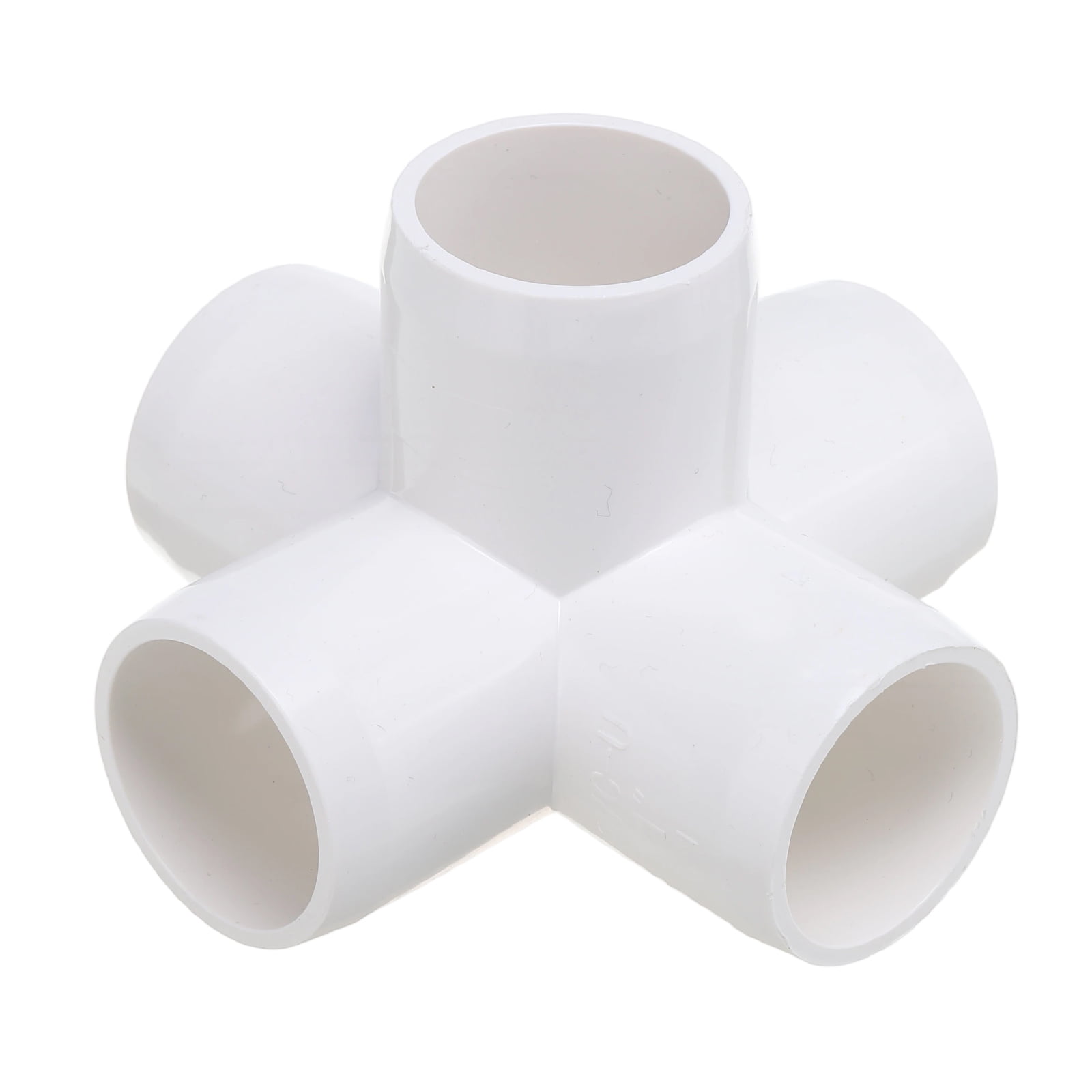Uxcell 2 Pack 1" SCH40 Elbow Pipe Fitting, 5-Way Elbow Corner Side ...