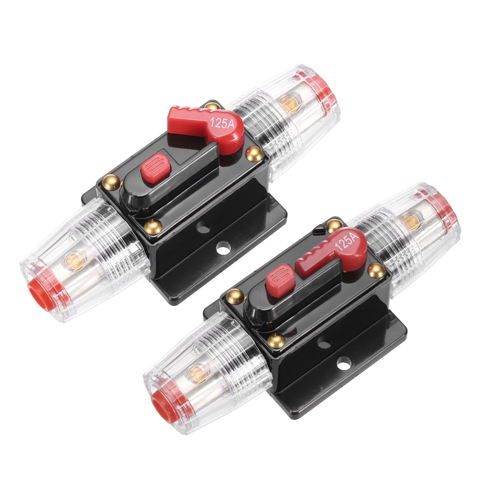 Uxcell 2 Pack 125A Circuit Breaker, 12-24V DC Automotive Circuit ...