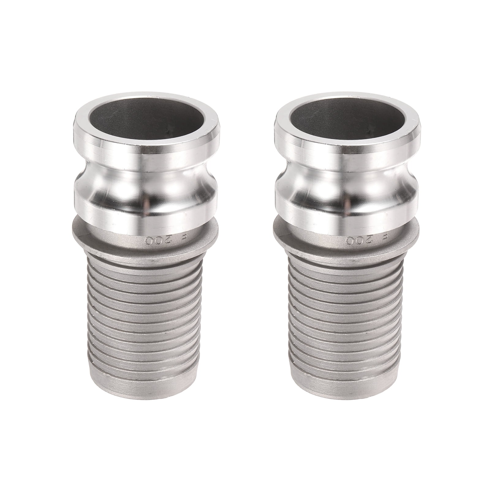 Uxcell 2 Pack Aluminum Cam Lock Fittings - Male Adapter x Female NPT ...