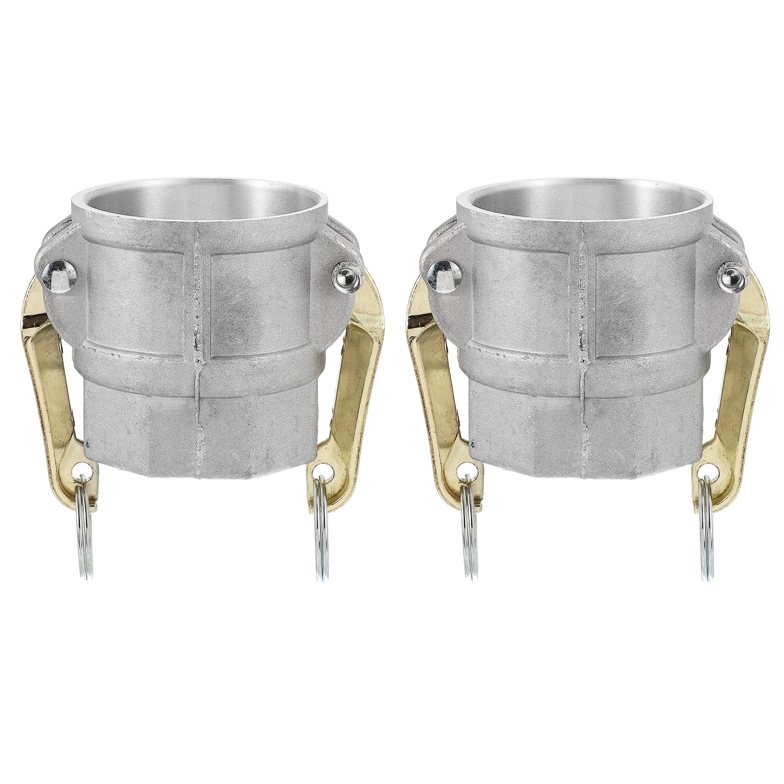 Uxcell 2 Pack 2" Aluminum Cam Lock Fittings - Male Adapter x Female NPT ...