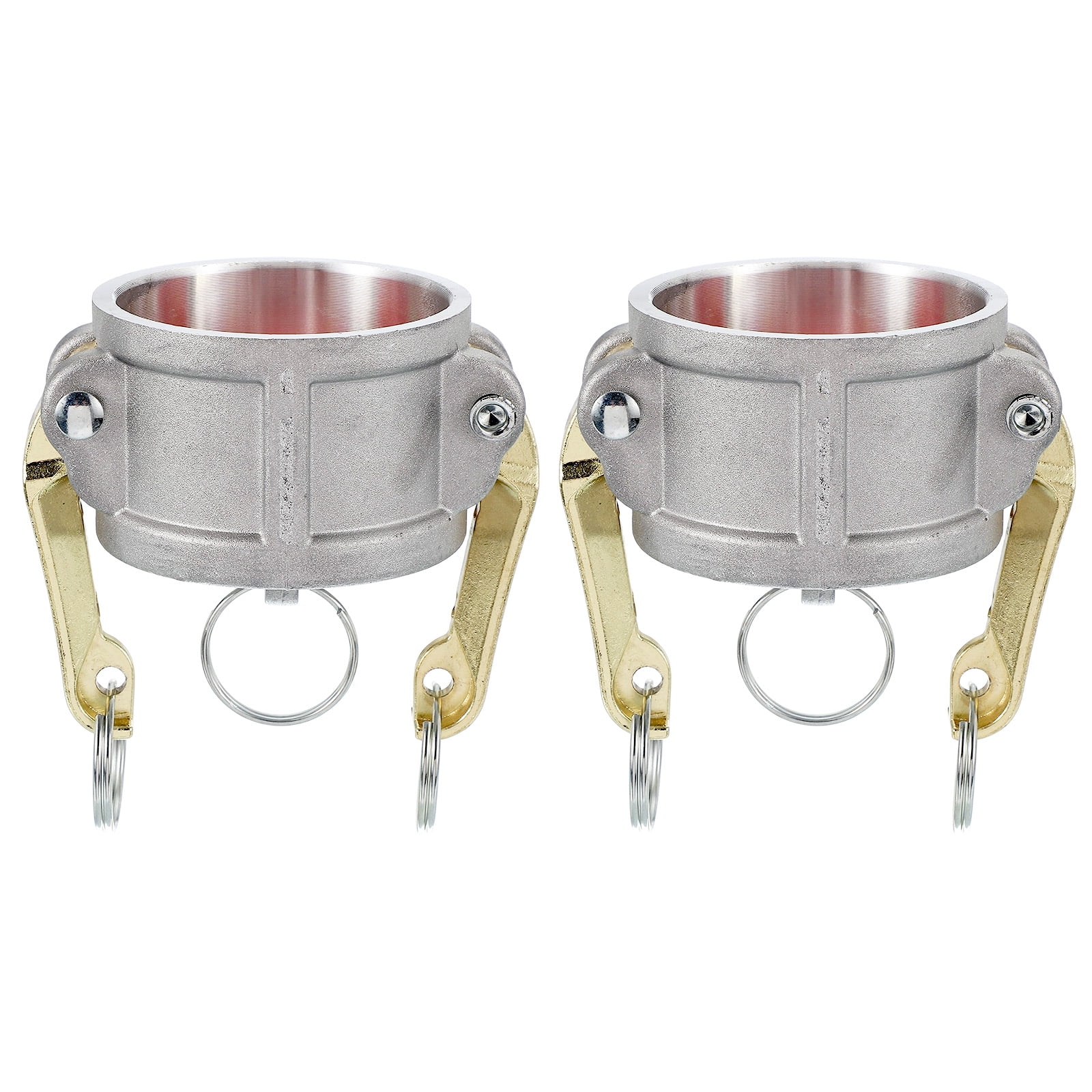 Uxcell 2 Pack 2" Aluminum Cam Lock Fittings - Male Adapter x Female NPT ...