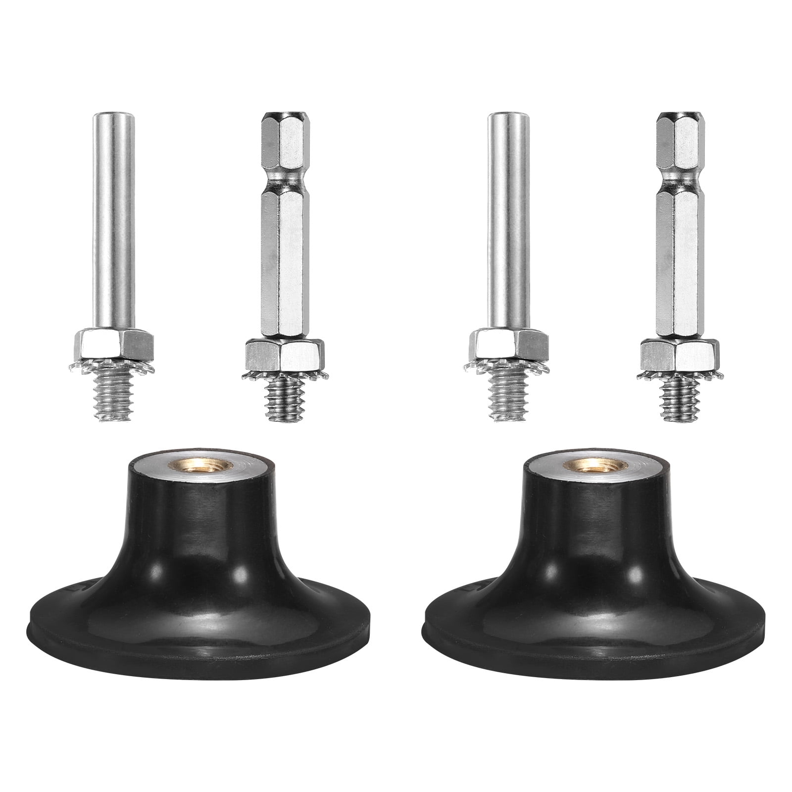 Uxcell 2 Pack 2" Disc Pad Holder Quick Change Discs 1/4" Shank Holder ...