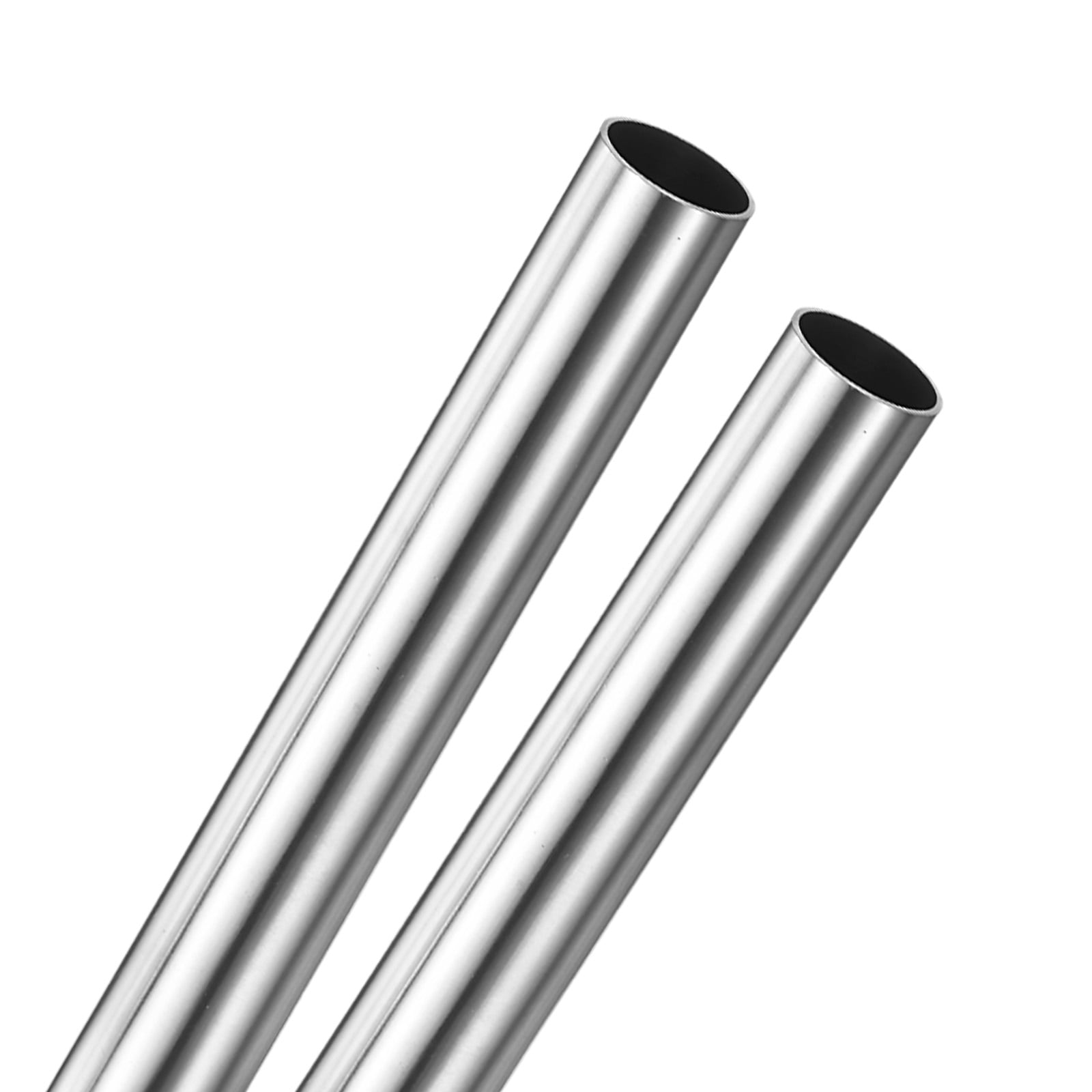 Uxcell 2-Pack 250mm 304 Stainless Steel Tube, 18mm ID 20mm OD Seamless ...