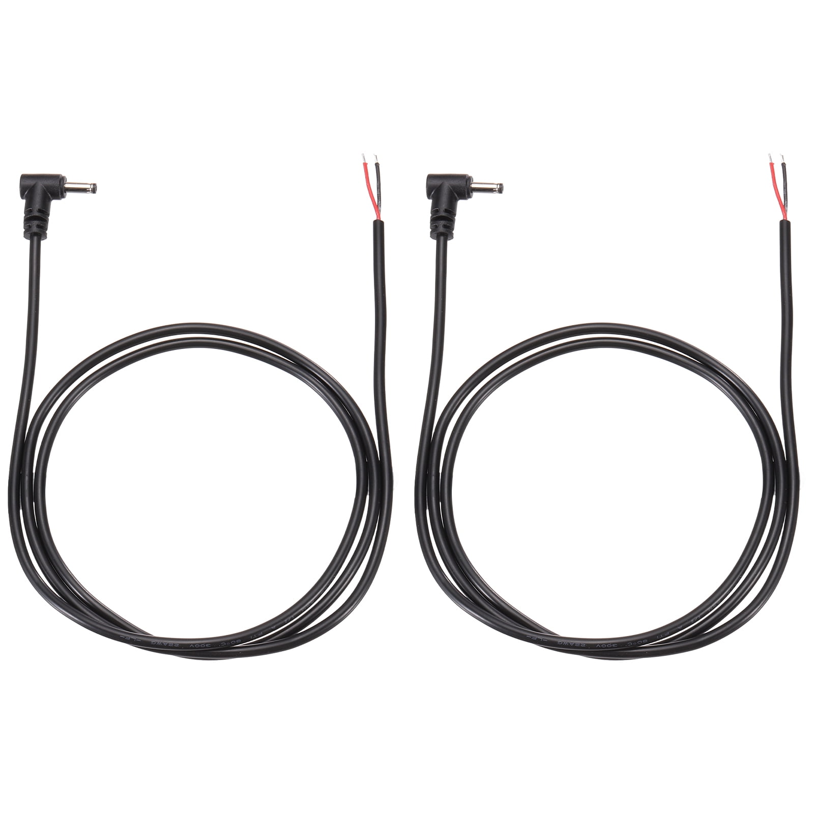 Uxcell 2 Pack 3.5mm x 1.35mm DC Power Pigtails Cable, 90 Degree Right ...