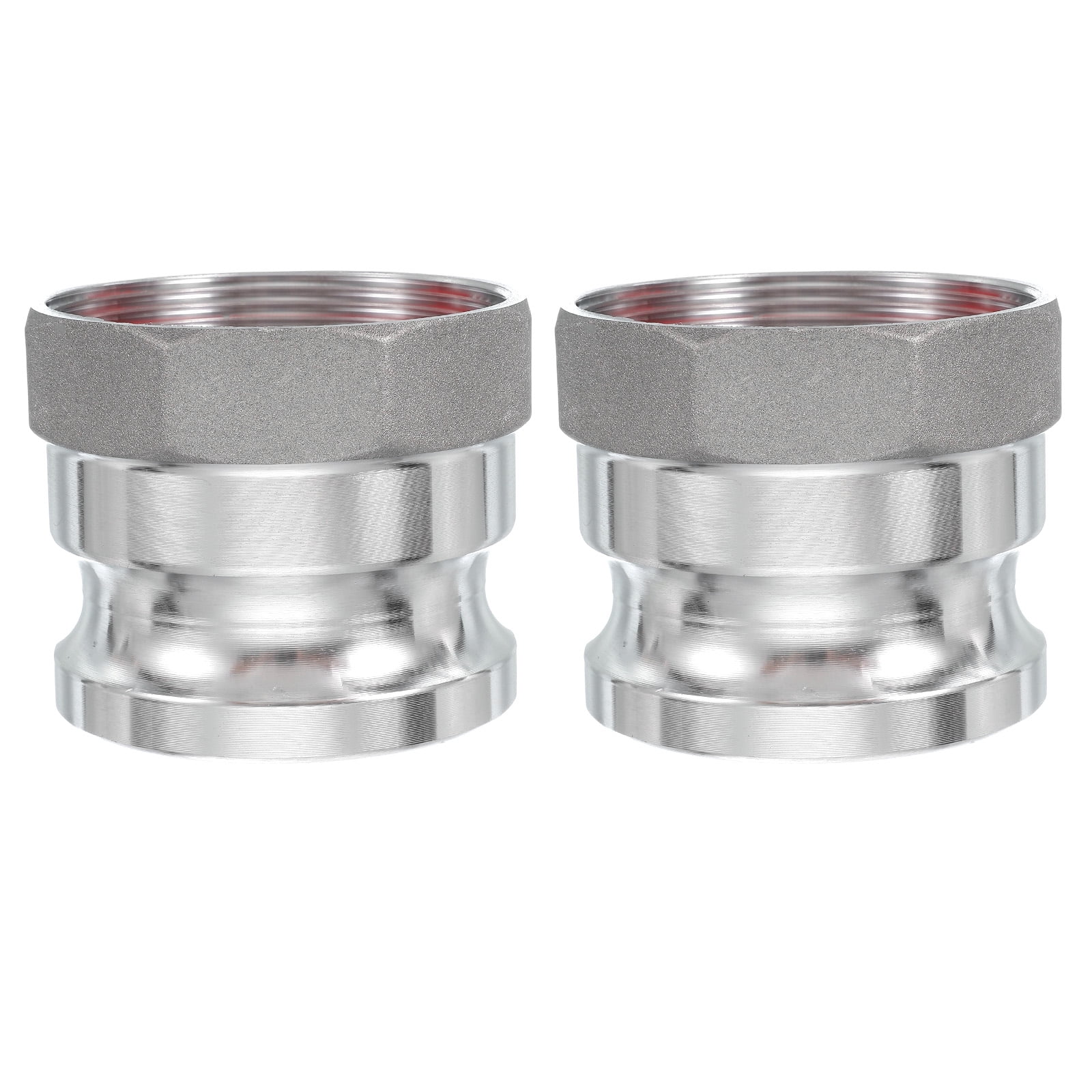Uxcell 2 Pack 3" Aluminum Cam Lock Fittings - Male Adapter x Female NPT ...