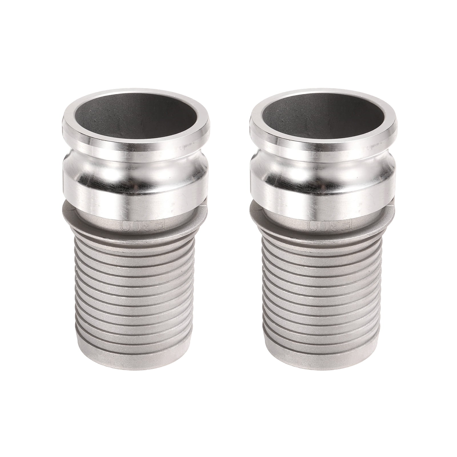 Uxcell 2 Pack Aluminum Cam Lock Fittings - Male Adapter x Female NPT ...