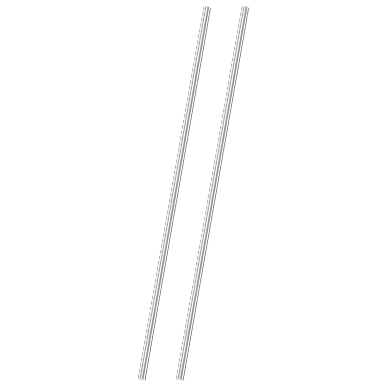 Uxcell 2-Pack 304 Stainless Steel Solid Round Rod, 6x300mm Metal Solid ...