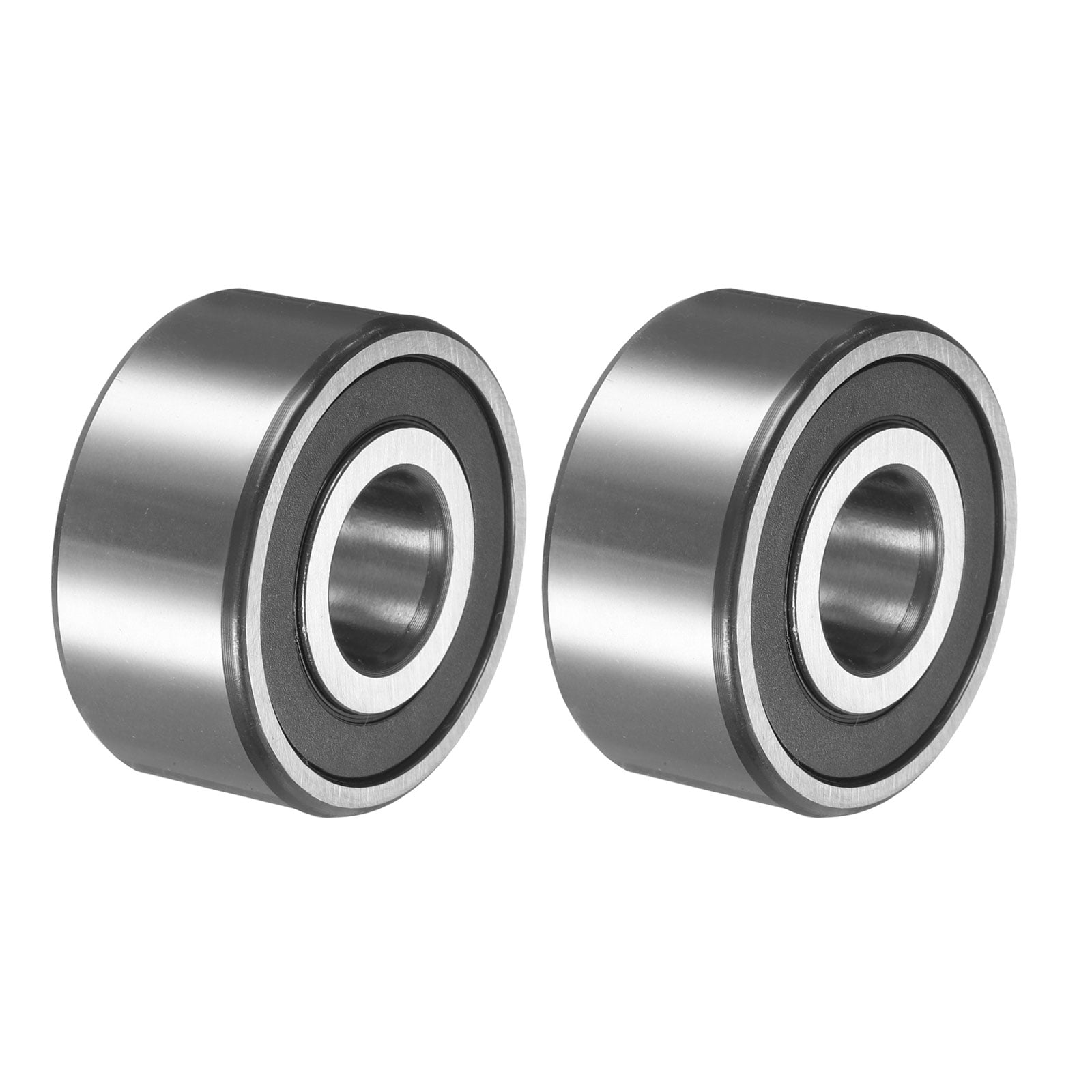 Uxcell 2 Pack 3303-2RS/5303-2RS Double Row Sealed Angular Contact Ball ...