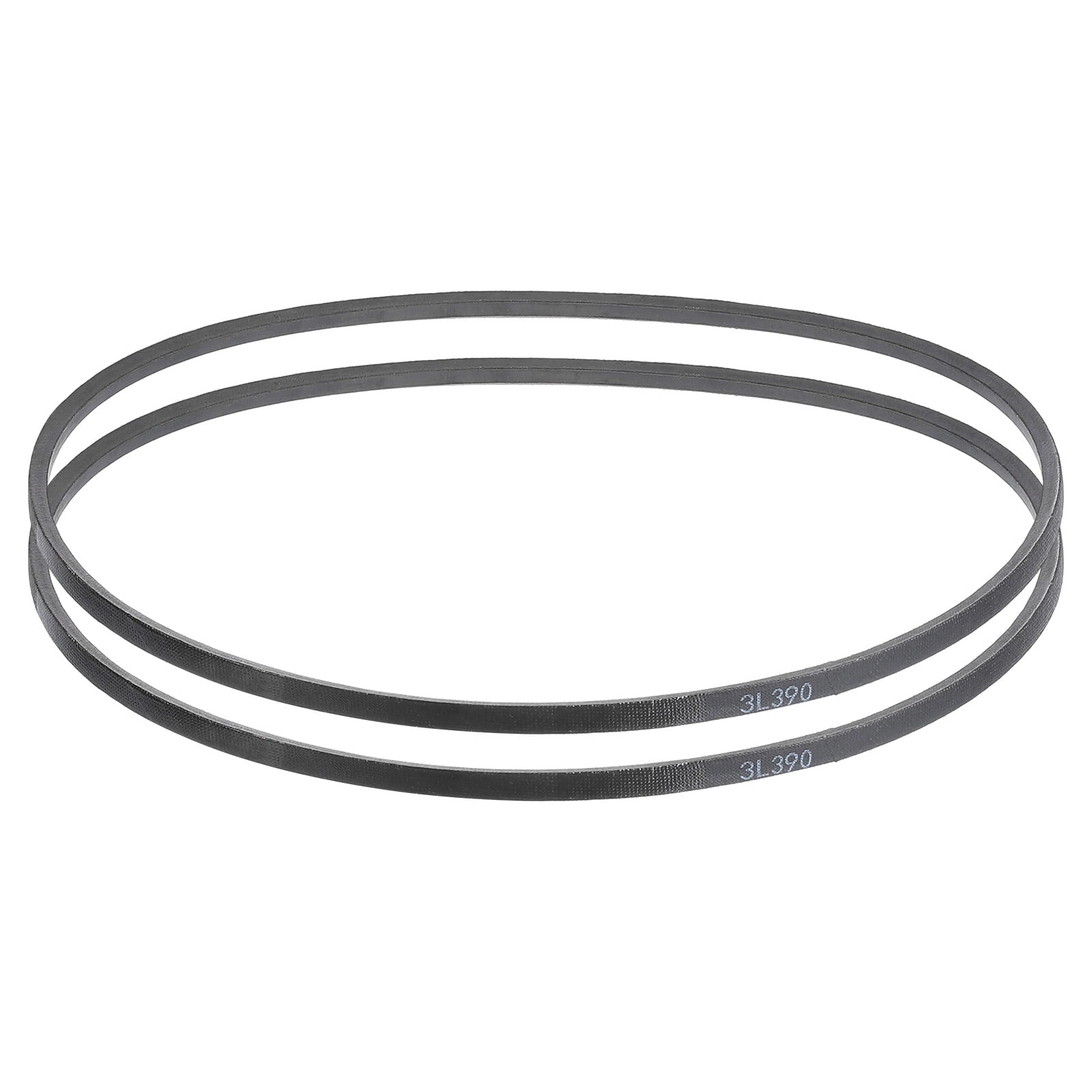 Uxcell 2 pack 3L390 Classic Wrapped Rubber V-Belt, 39"(991mm) Outside ...