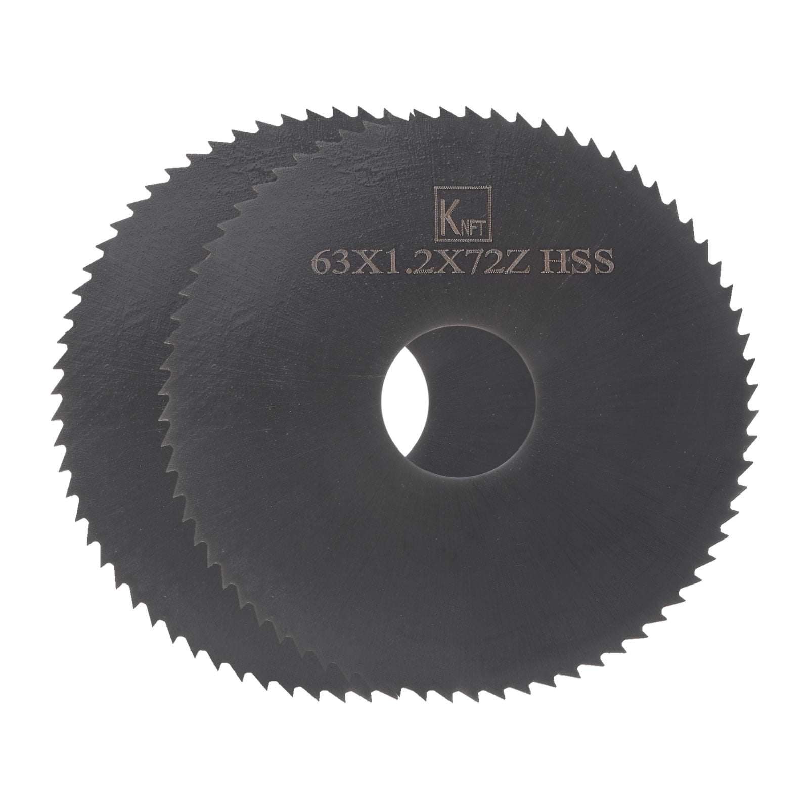 Uxcell 2 Pack 63mm x 16mm x 1.2mm 72 Teeth Nitride Coated Circular Saw ...